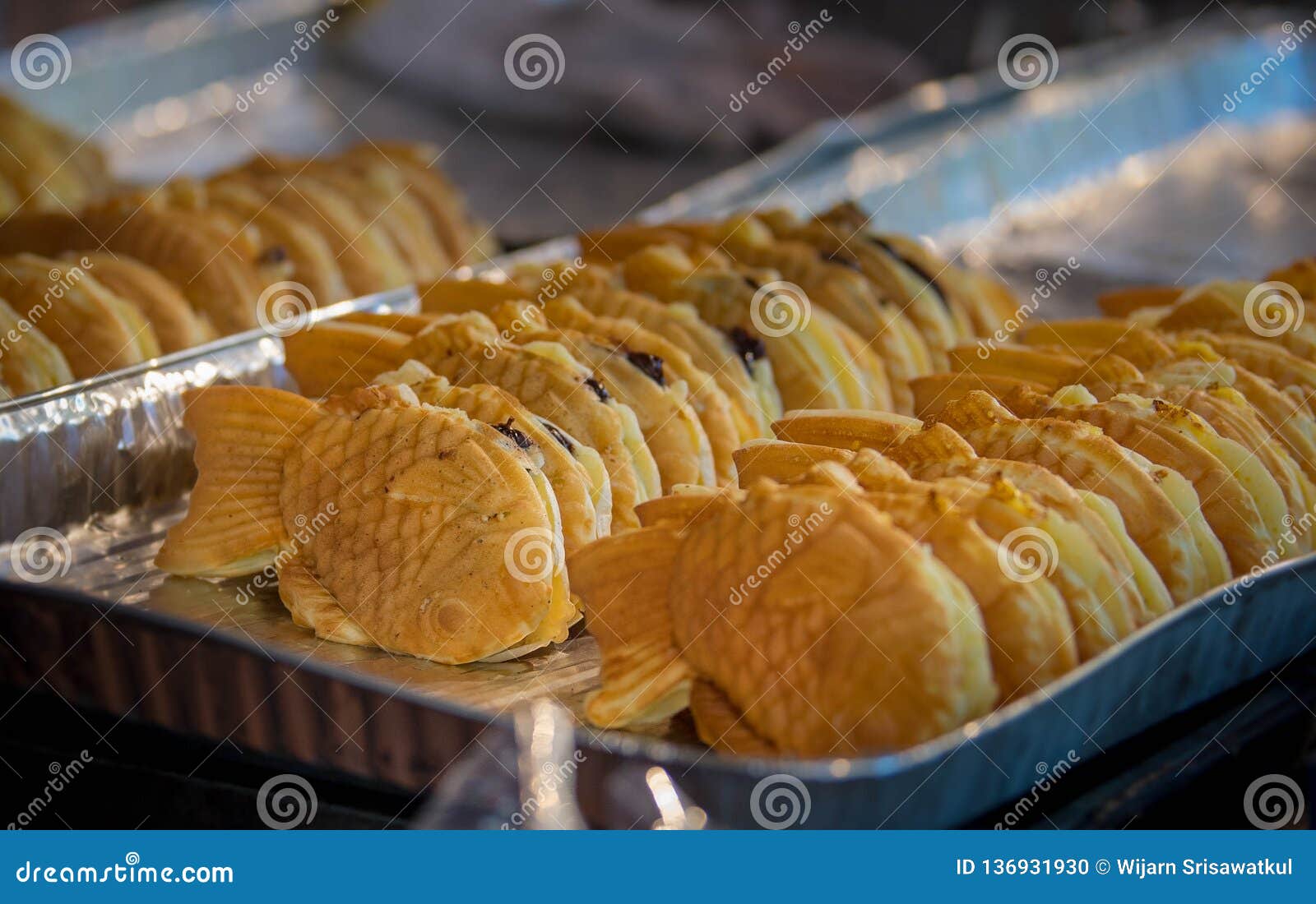 Fish-shaped Sweets in Japan Stock Photo - Image of gallery, consists ...