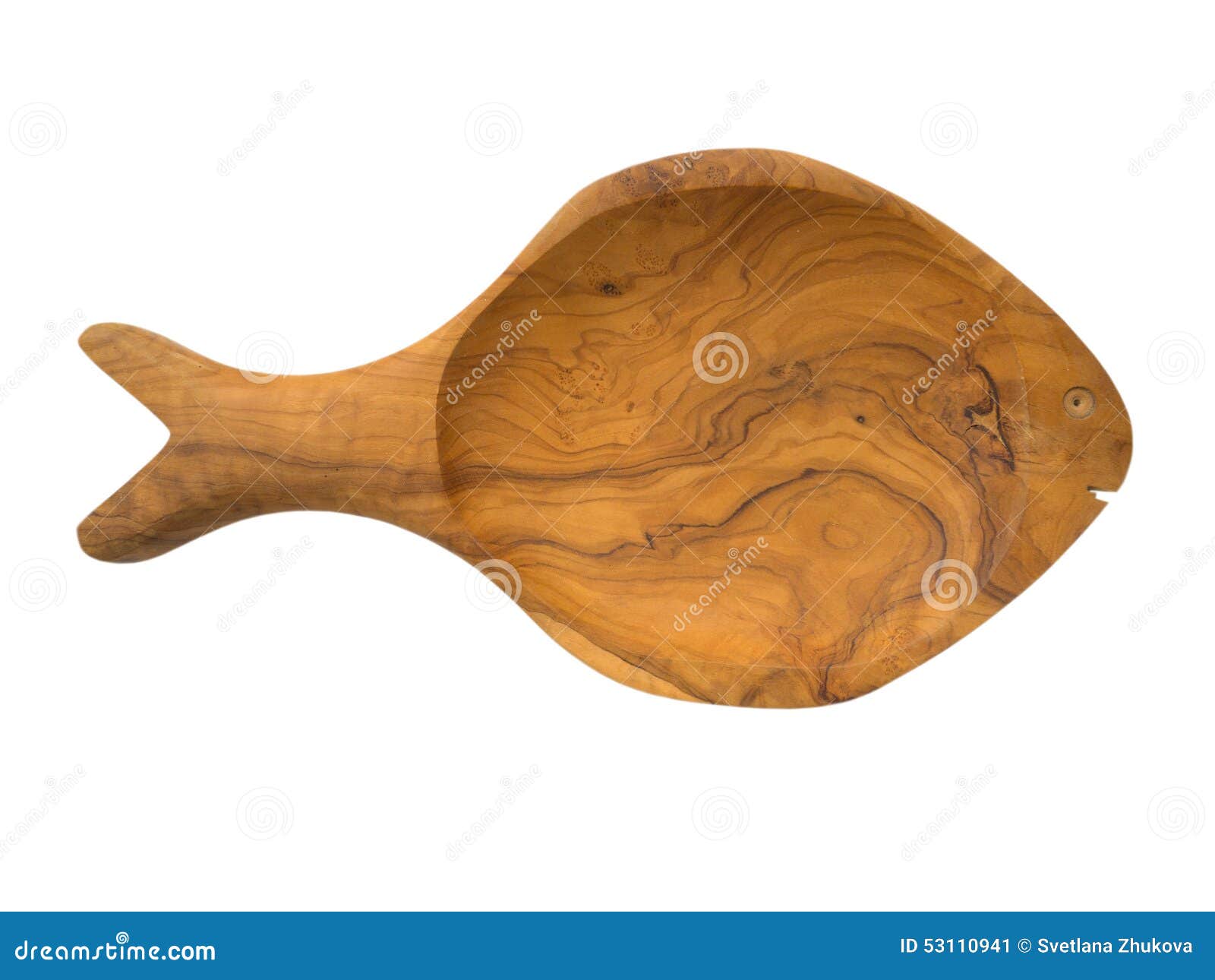 Fish shaped wooden plate stock image. Image of isolated - 53110941
