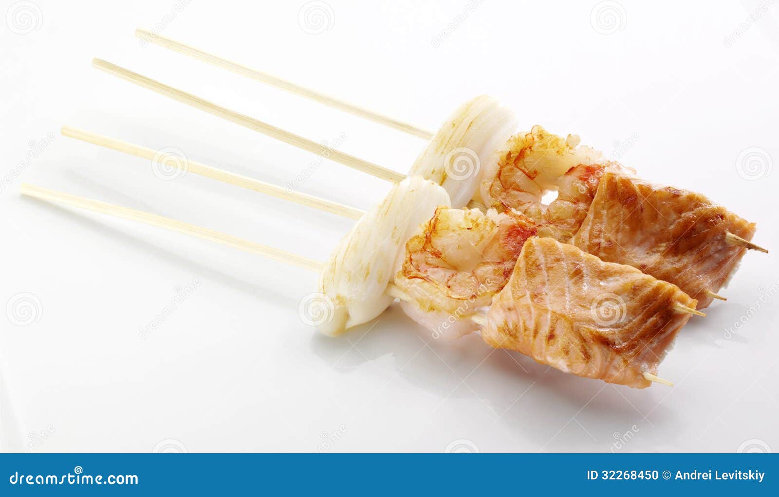 Fish shashlik stock photo. Image of food, dinner, cook - 32268450
