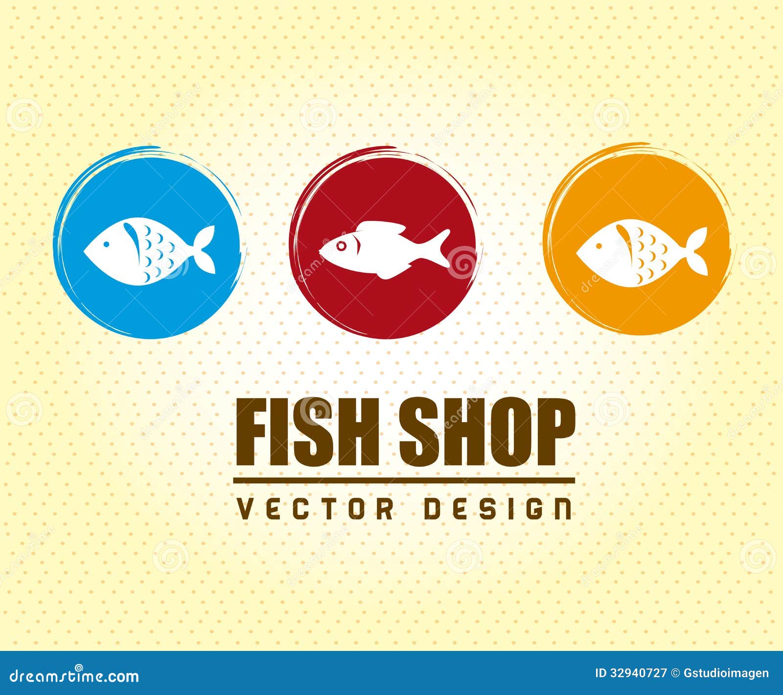 Fish Shop Vector Kiosk Street Retro Shop Store Market With Freshness ...