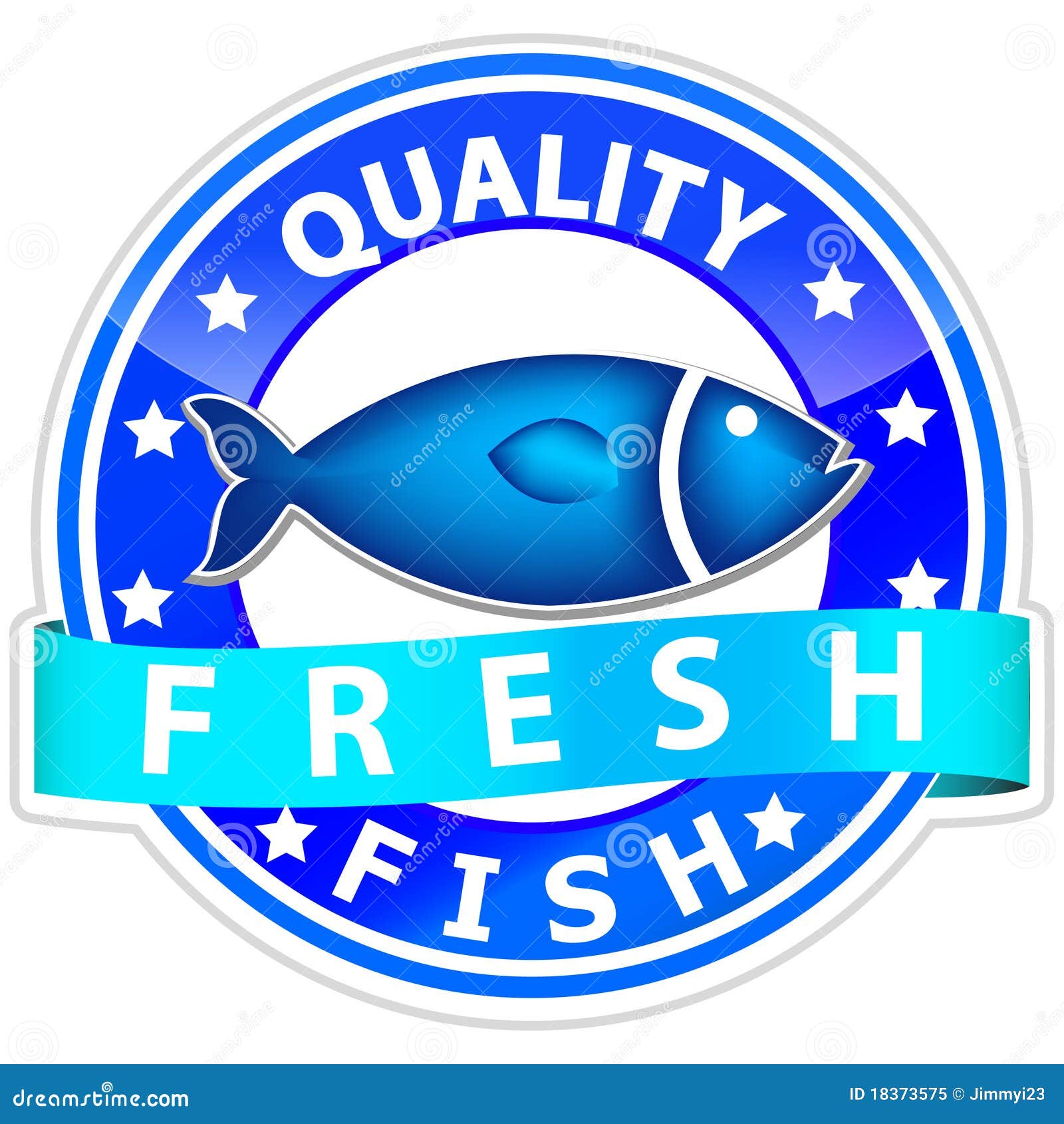 Fish sign stock illustration. Illustration of shape, ocean - 18373575