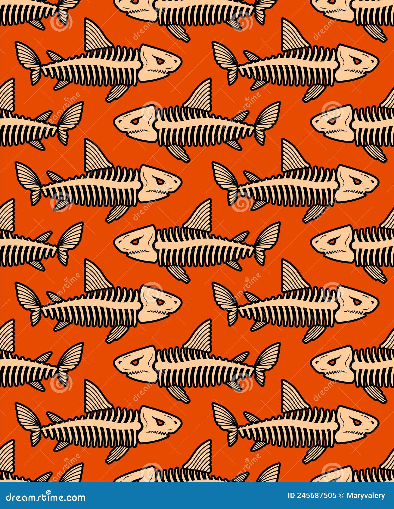 Seamless Shark Fin Pattern. Cartoon Vector | CartoonDealer.com #101631367