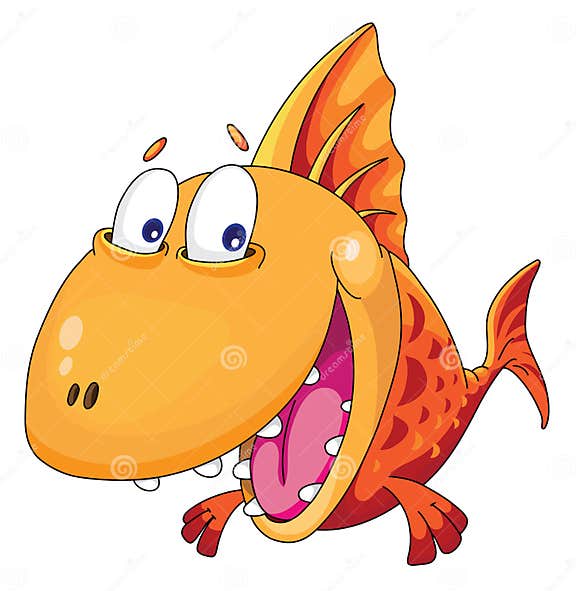 Fish smiles stock vector. Illustration of underwater - 14133222