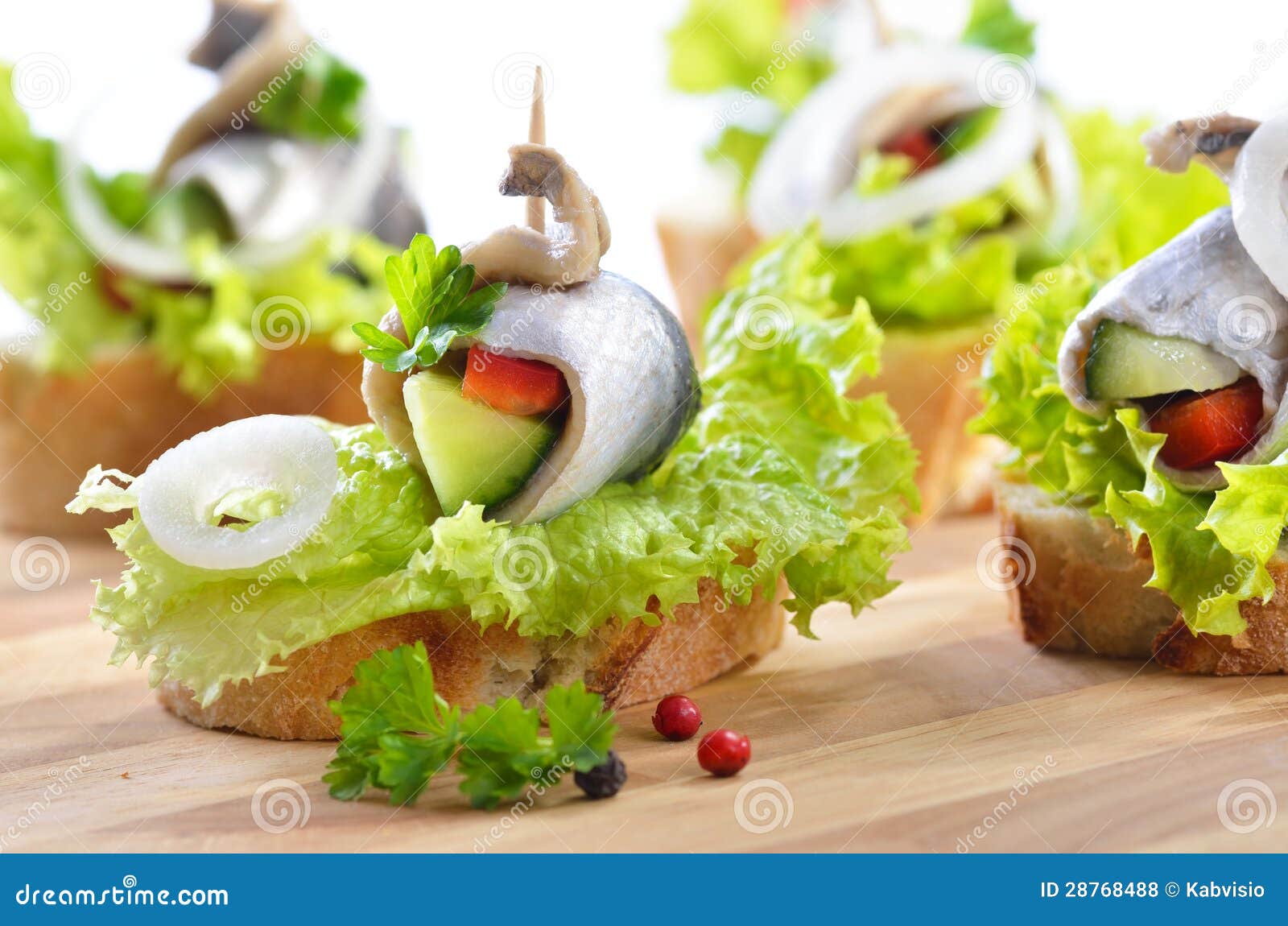 Fish snack stock photo. Image of onion, european, cutting - 28768488