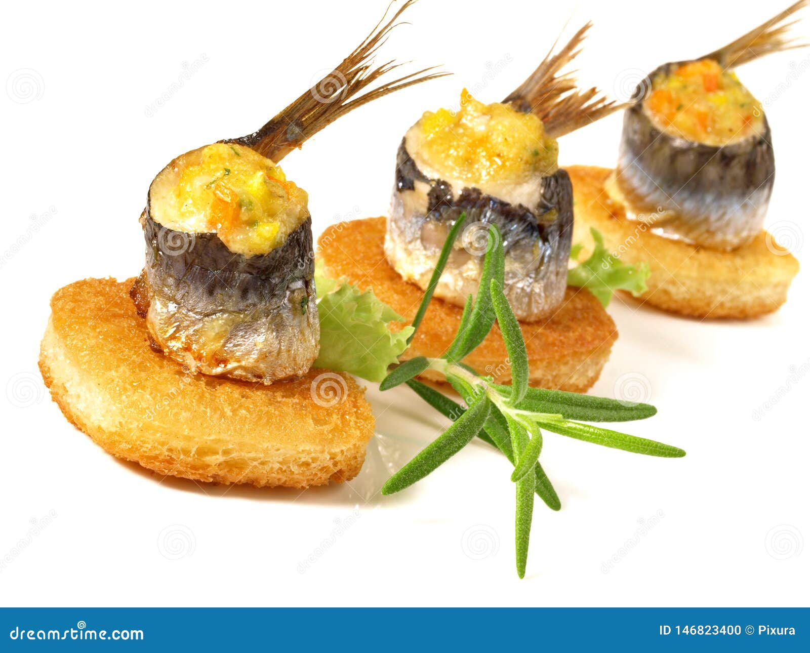 Fish Snack - Pilchard on Toast Stock Photo - Image of fish, healthy ...