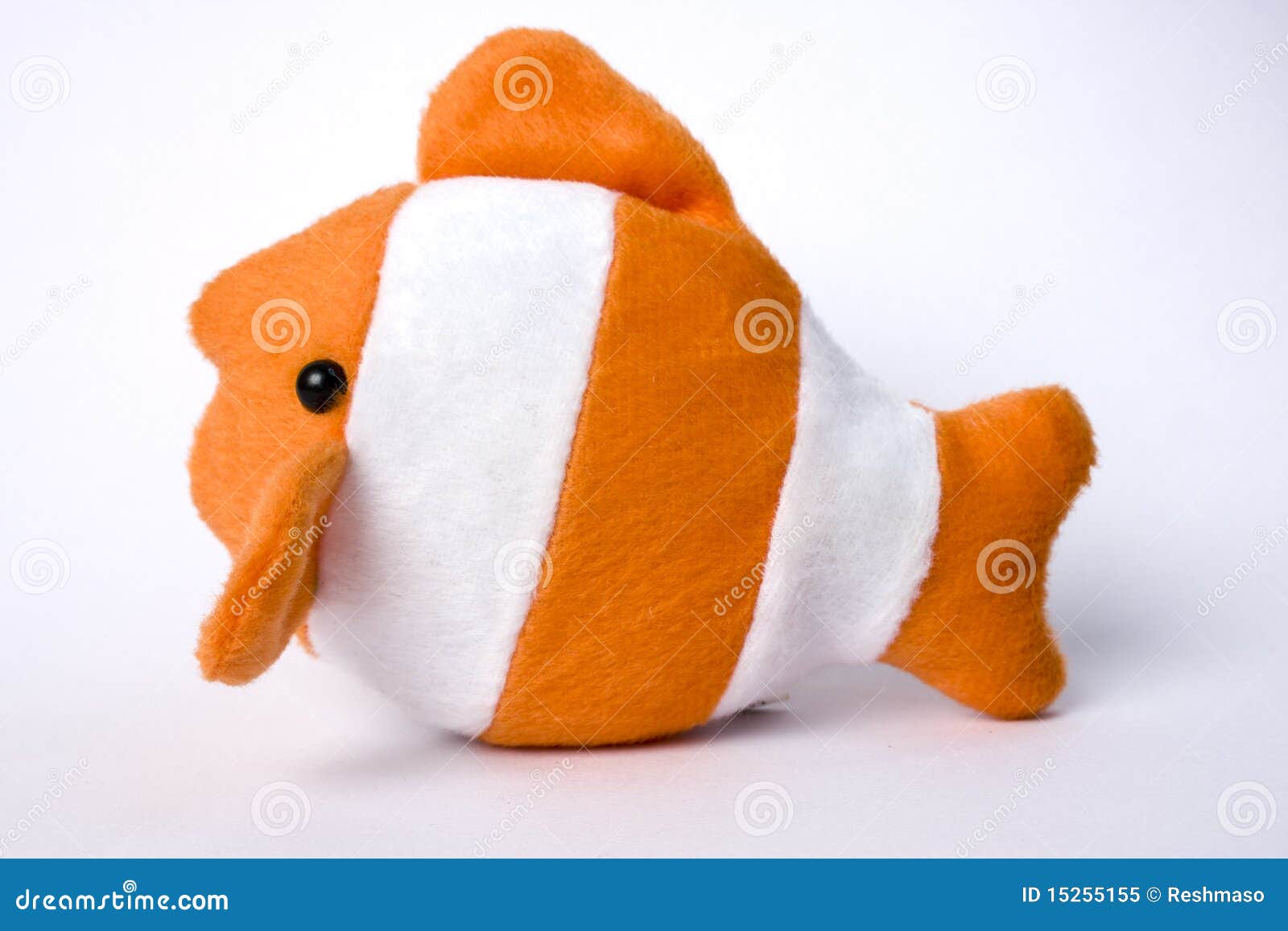 Fish soft toy stock image. Image of soft, cute, isolated - 15255155