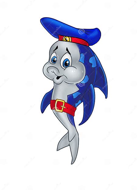 Fish soldier stock illustration. Illustration of glows - 17258451