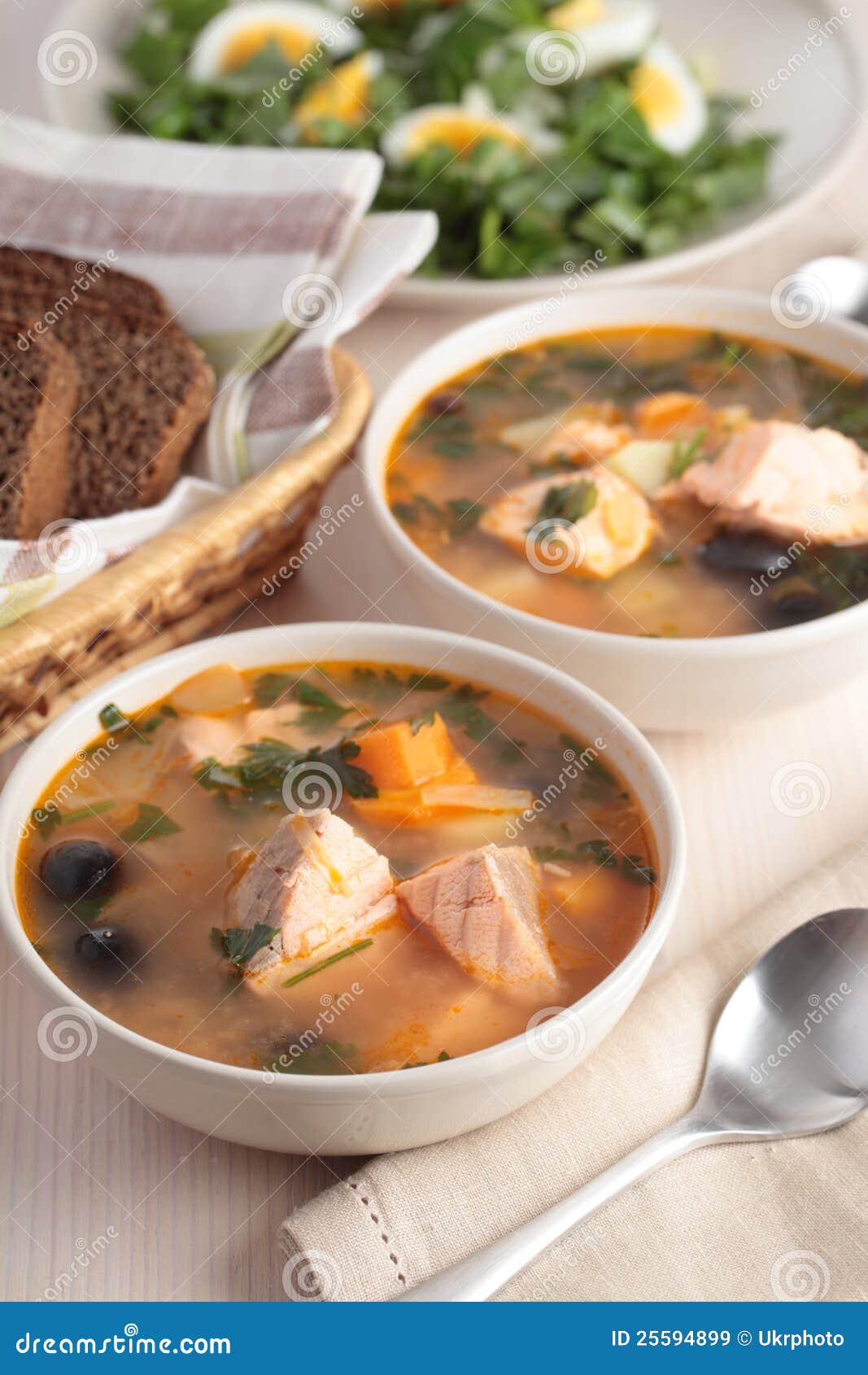 Fish solyanka stock image. Image of vertical, salad, solyanka - 25594899