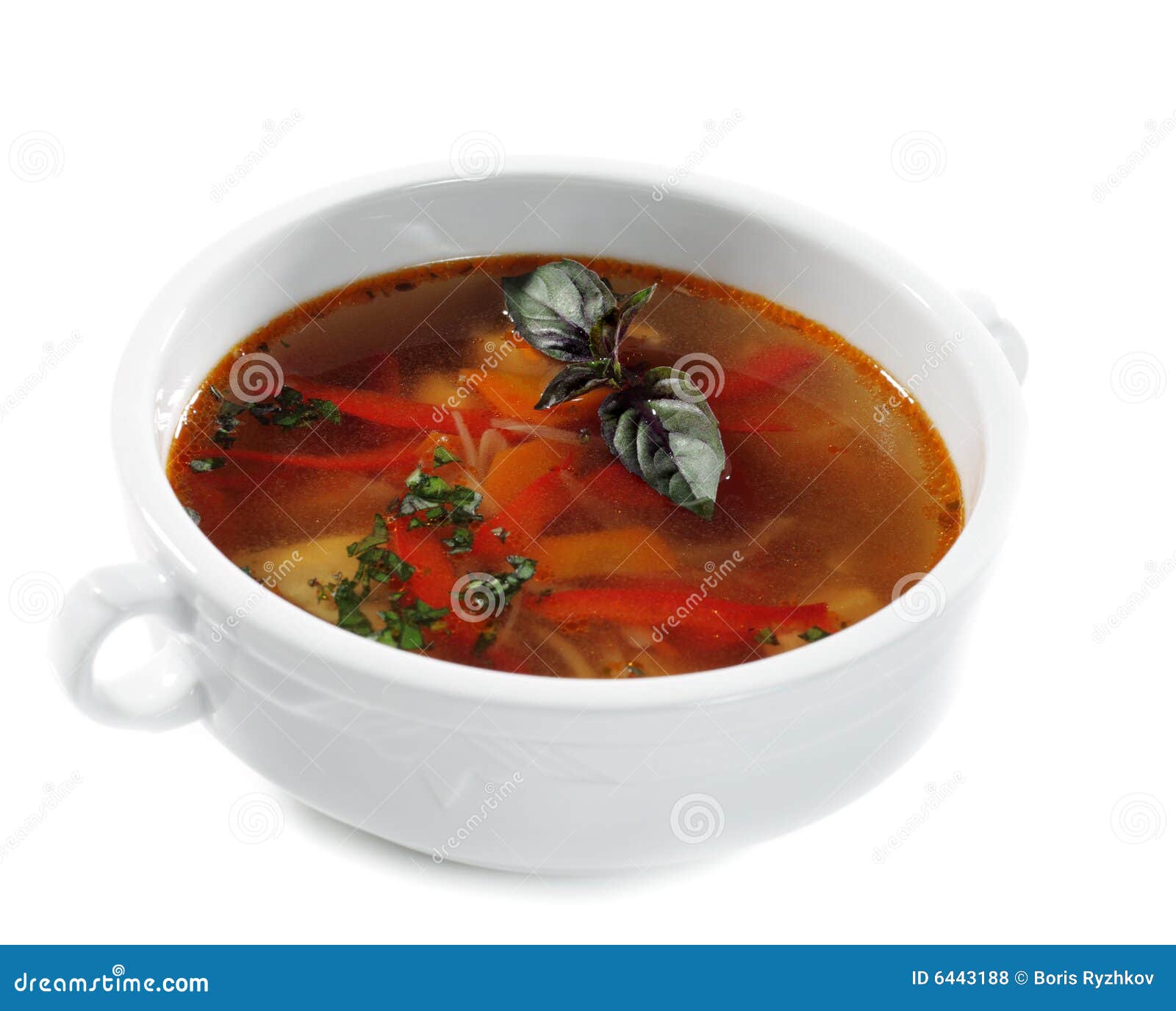 Fish Soup stock photo. Image of garlic, menu, leaves, healthy - 6443188