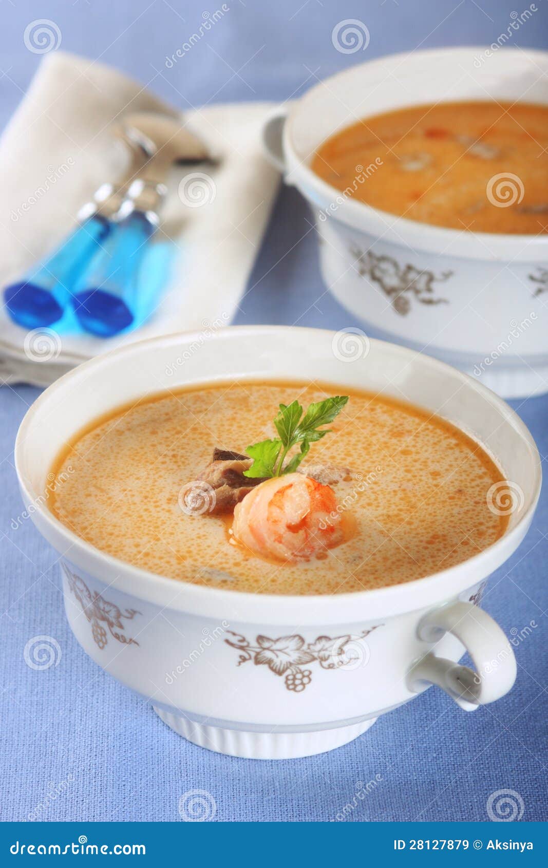 Fish soup with seafood stock image. Image of vegetable - 28127879