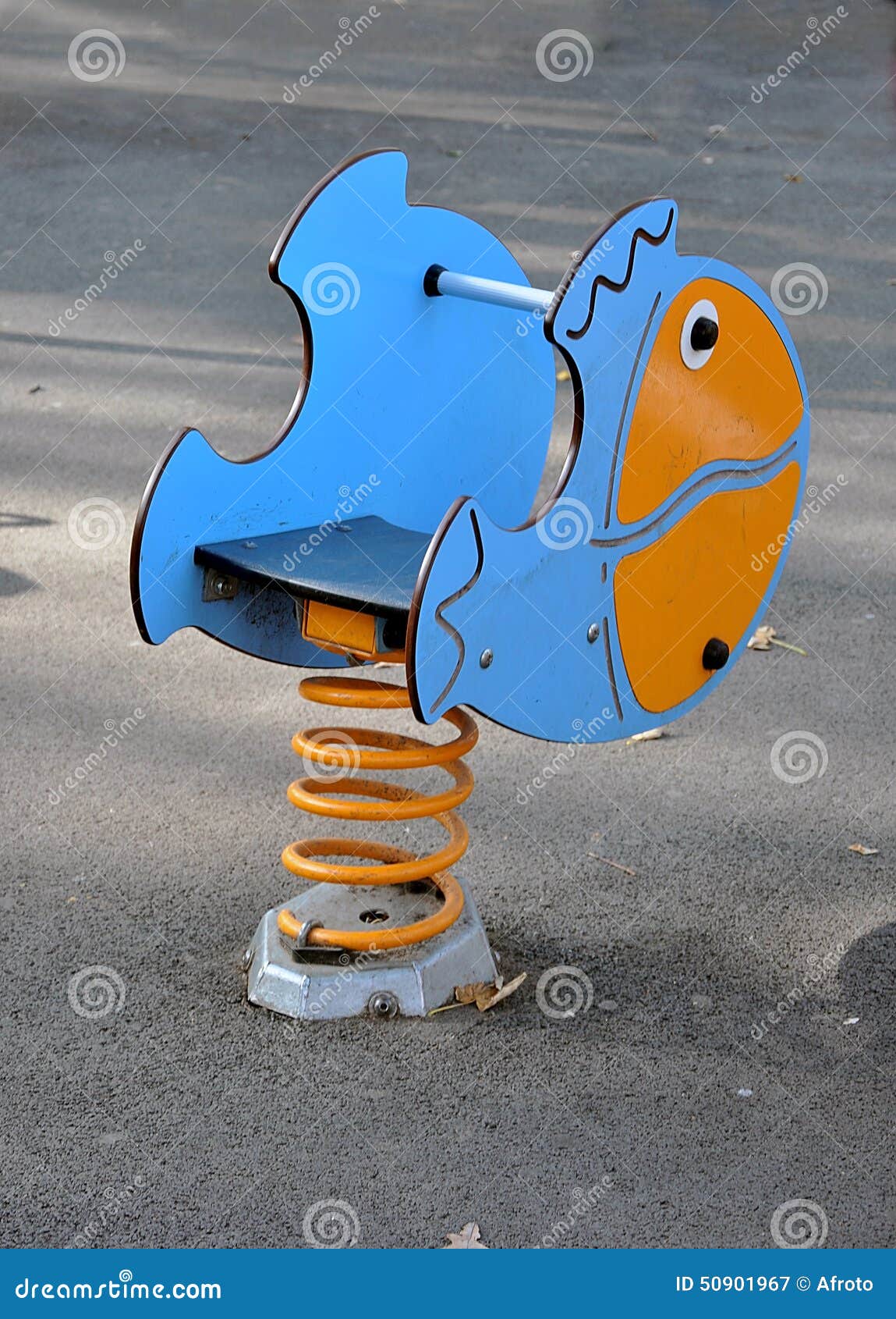 Fish spring toy stock image. Image of outdoor, lever - 50901967