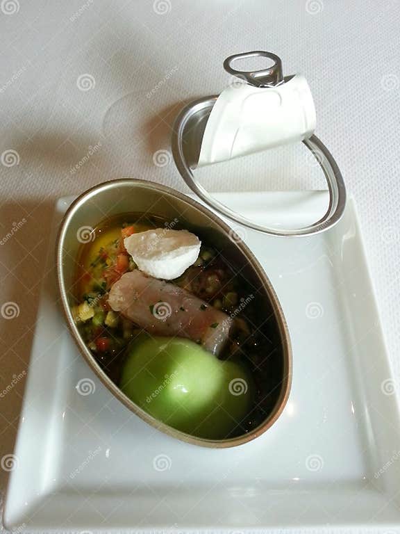 Fish starter stock image. Image of garnish, restaurant - 44895221