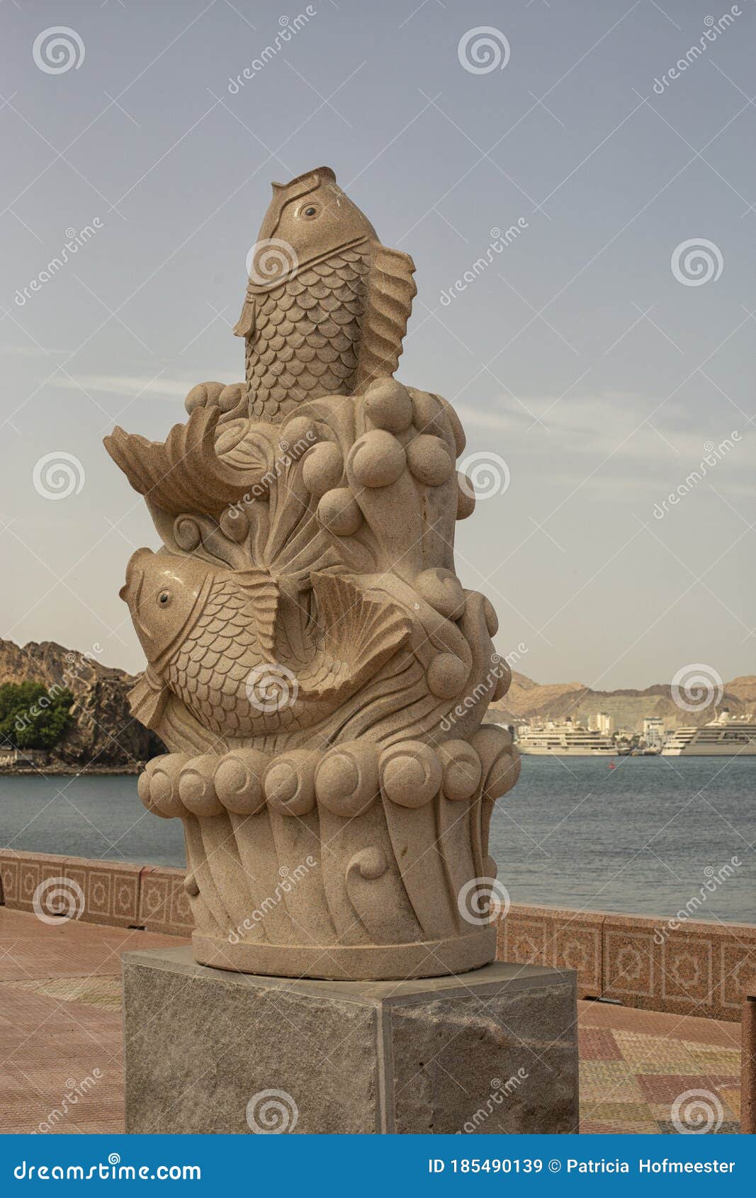 Fish statue, Muscat, Oman editorial stock image. Image of animal ...