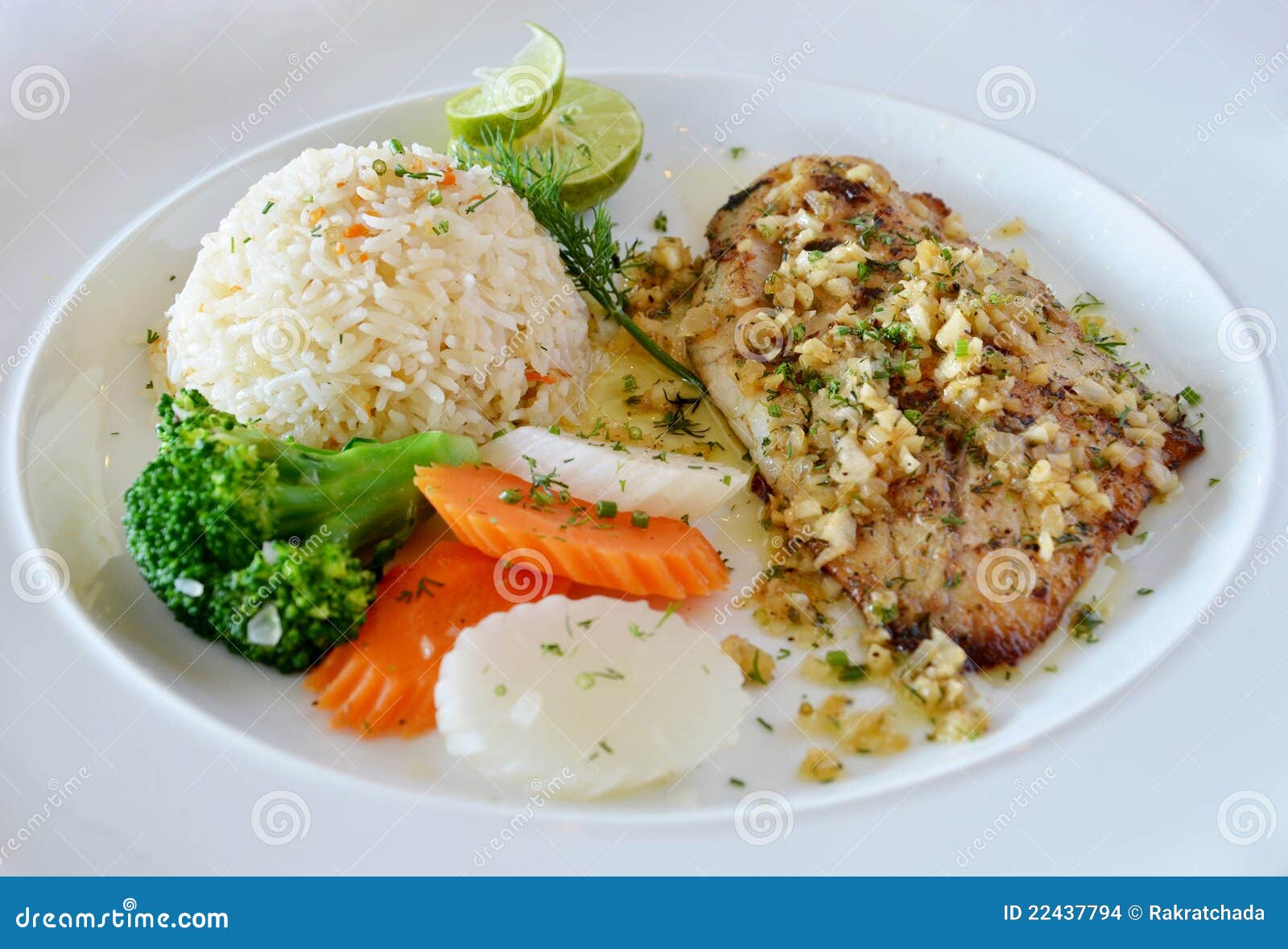 Fish steak stock photo. Image of dish, food, lemon, ready - 22437794