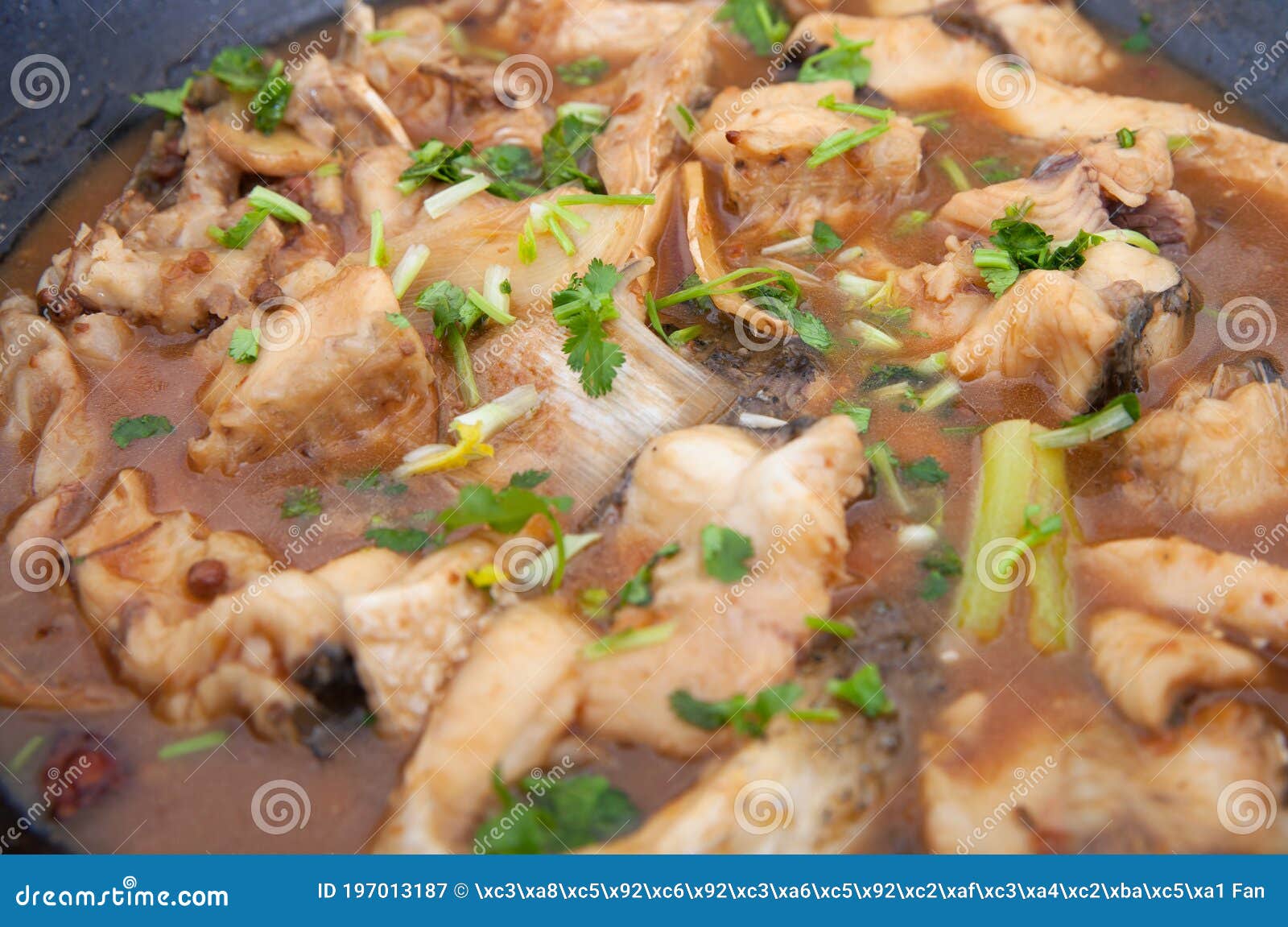 Fish Stew with Chinese Miso Stock Image - Image of soup, stew: 197013187