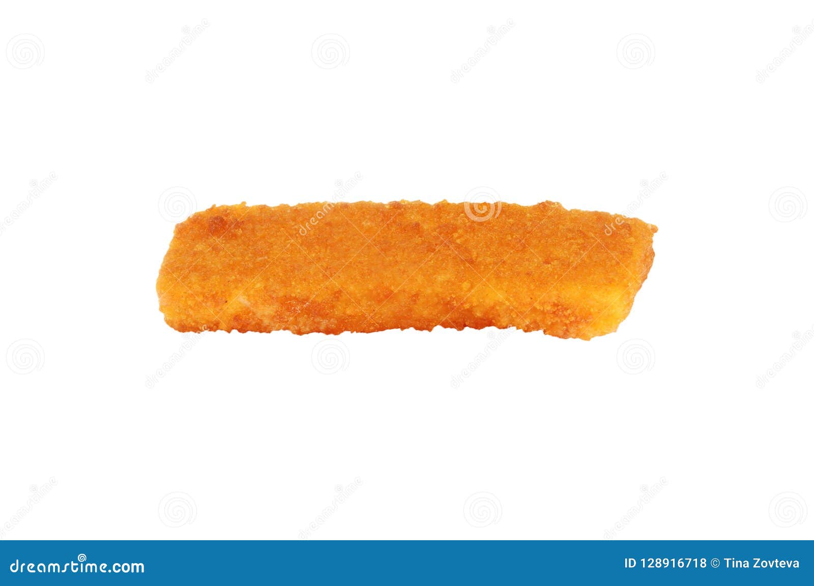 Fish Stick Isolated on White Stock Photo - Image of fast, isolation ...