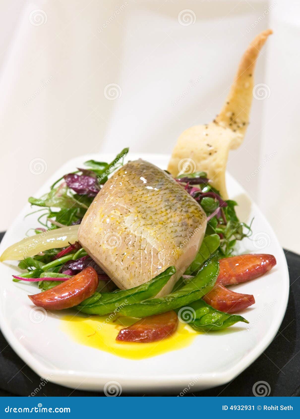 Fish Supreme with Vegetables Stock Image - Image of pepper, food: 4932931