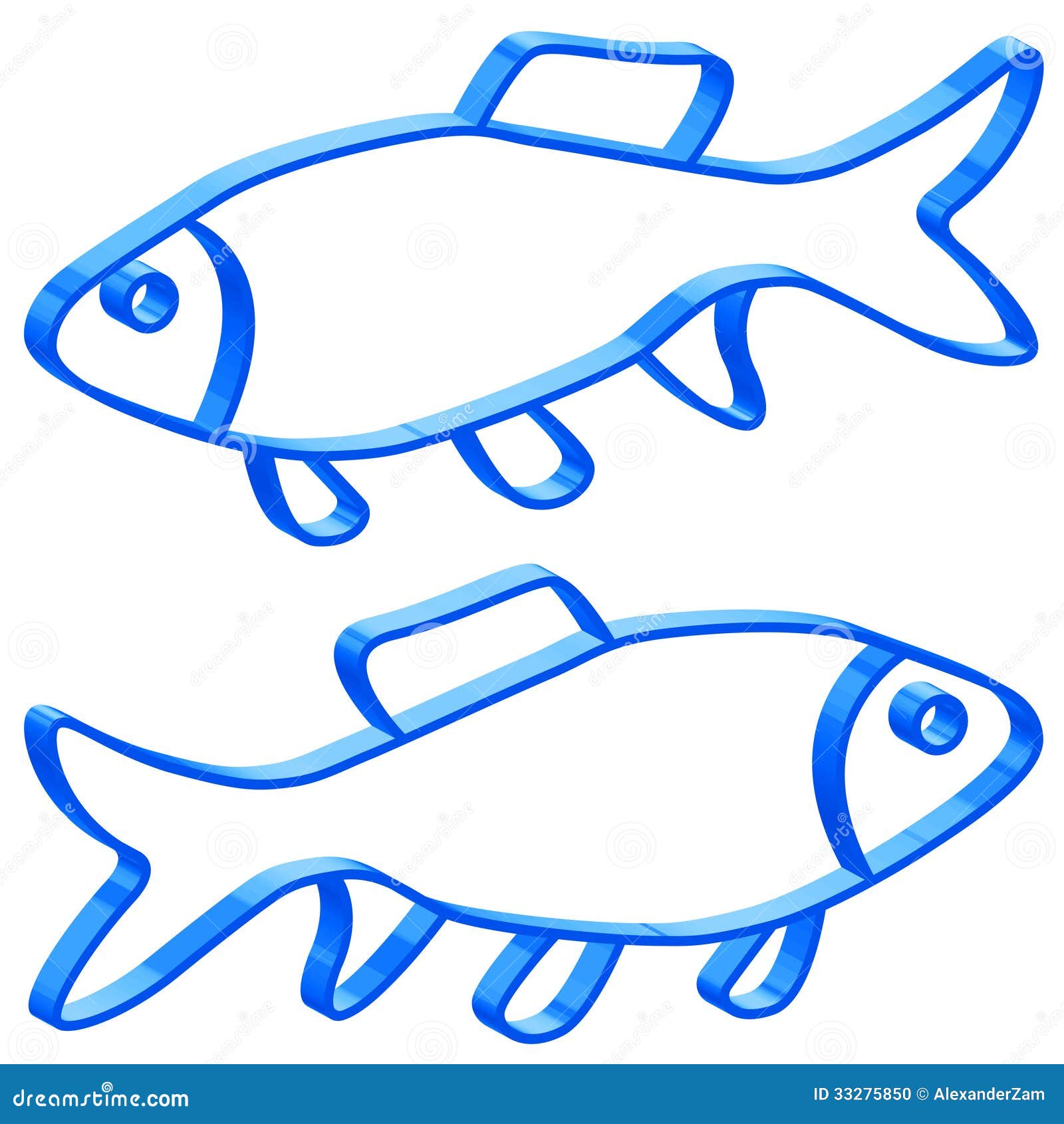 Fish symbol stock illustration. Illustration of seafood - 33275850