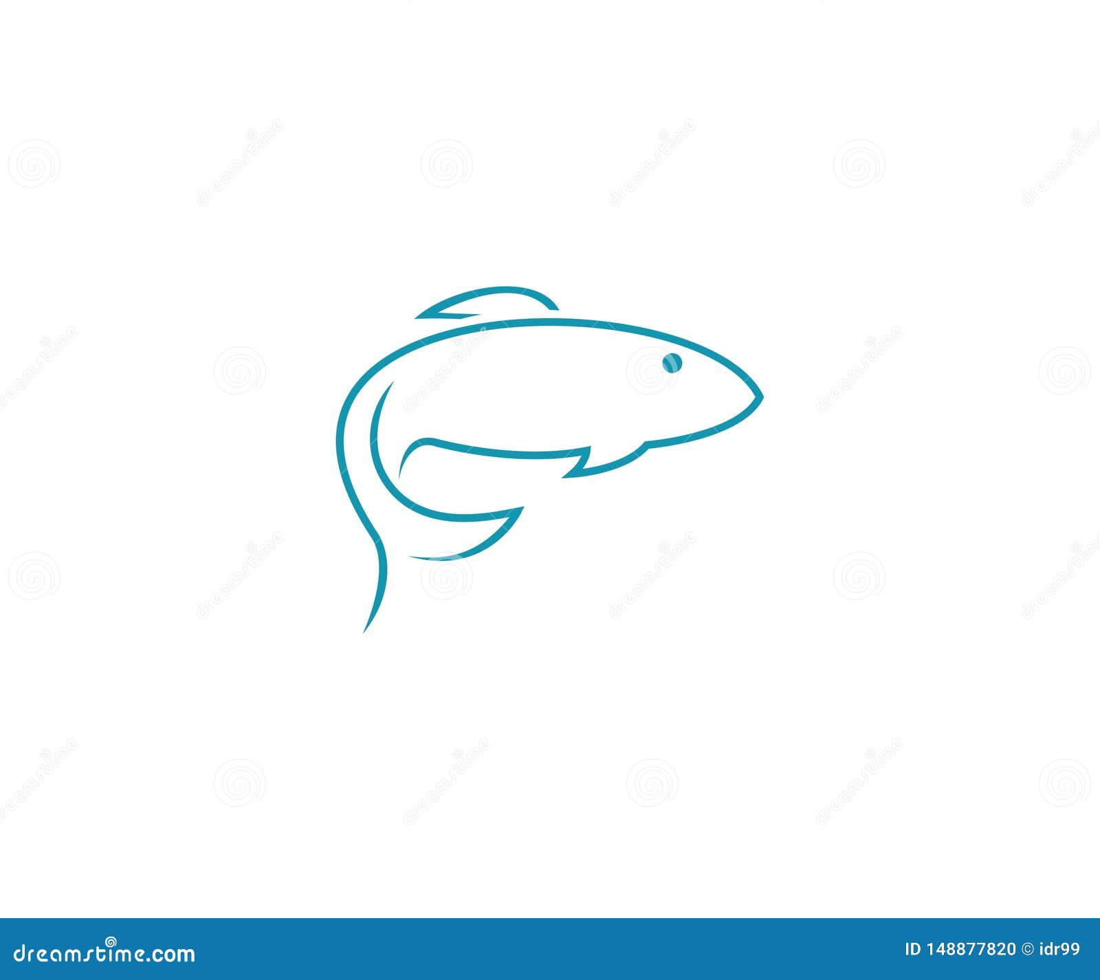 Fish symbol logo design stock illustration. Illustration of symbol ...