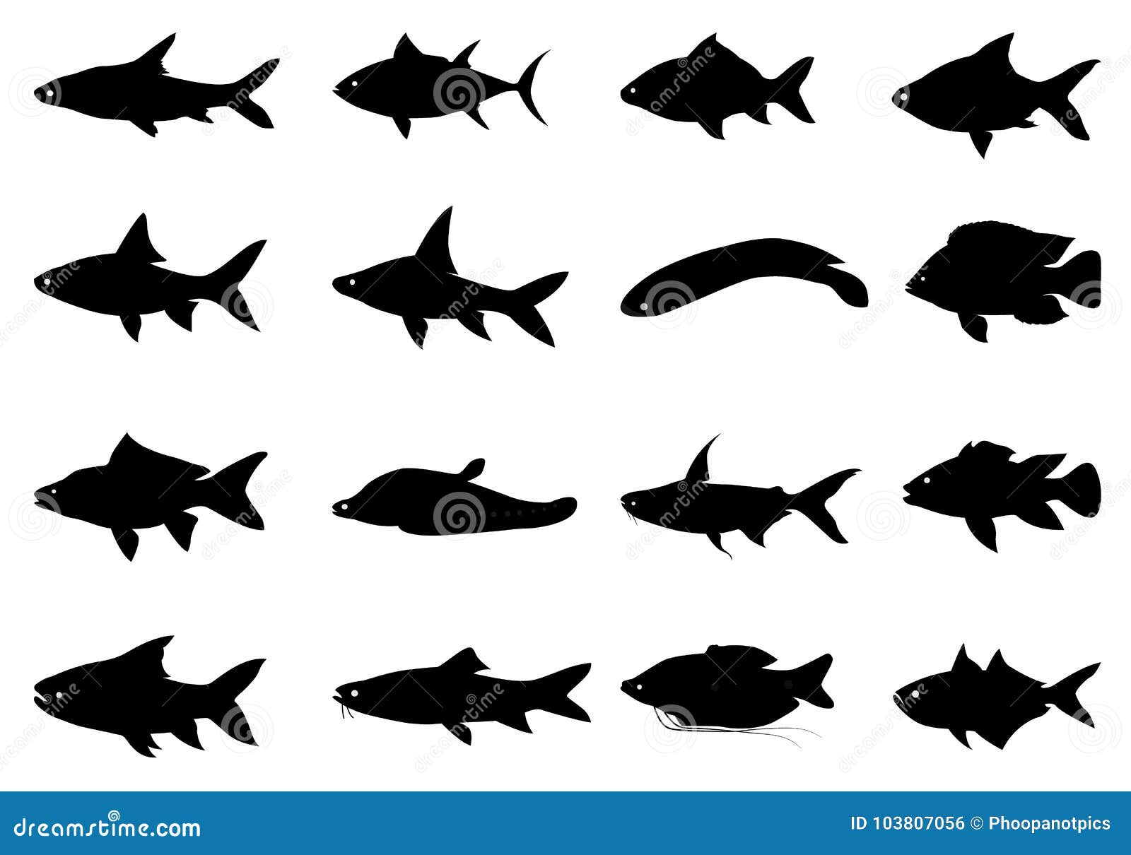 Fish symbol vector stock vector. Illustration of fish - 103807056