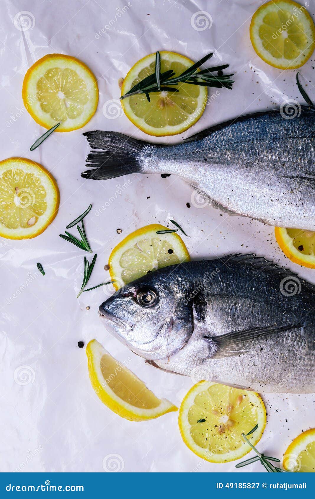 Fish on the table stock image. Image of omega, chef, close - 49185827
