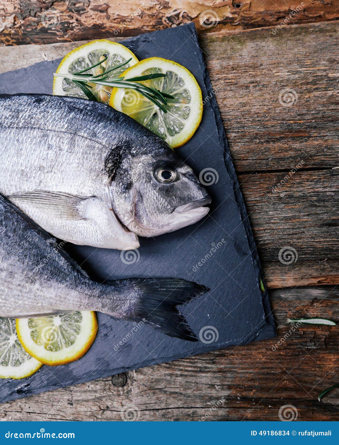 Fish on the table stock photo. Image of food, details - 49186834