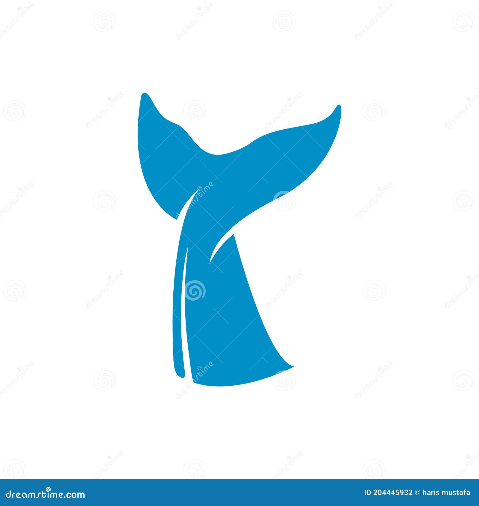 Fish Tail Icon Design Template Vector Isolated Illustration Stock ...