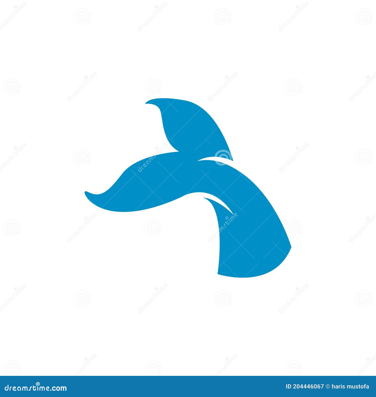 Fish Tail Icon Design Template Vector Isolated Illustration Stock ...