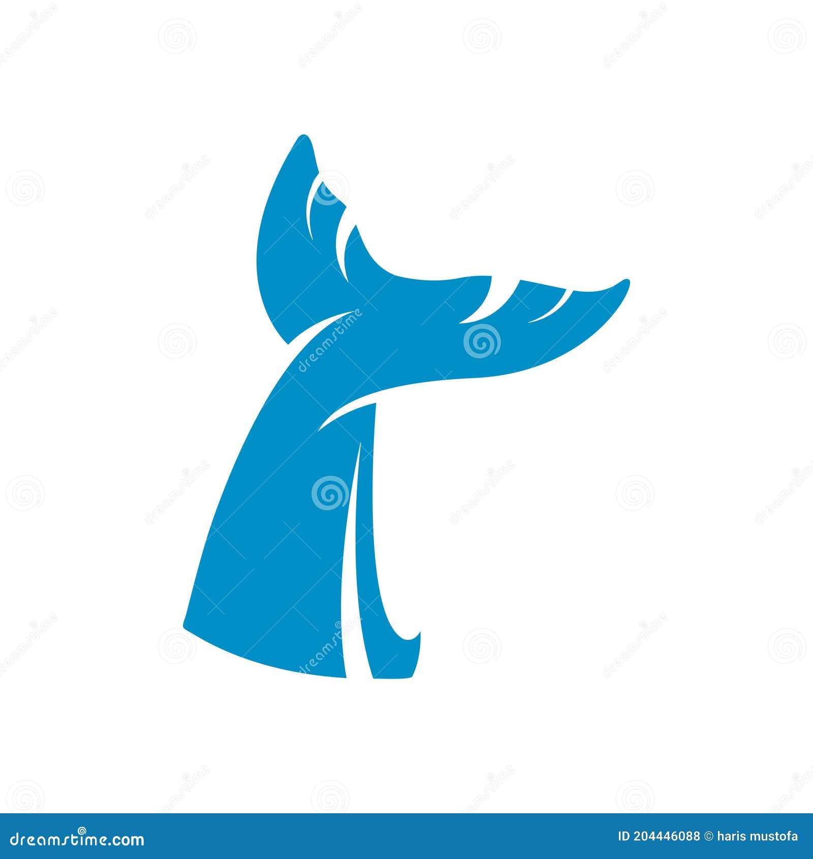 Fish Tail Icon Design Template Vector Isolated Illustration Stock ...