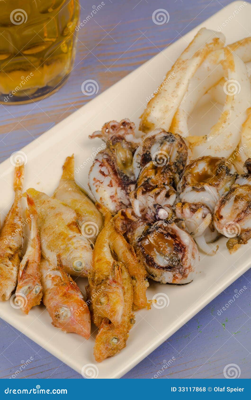 Fish tapa stock photo. Image of mediterranean, deep, rings - 33117868