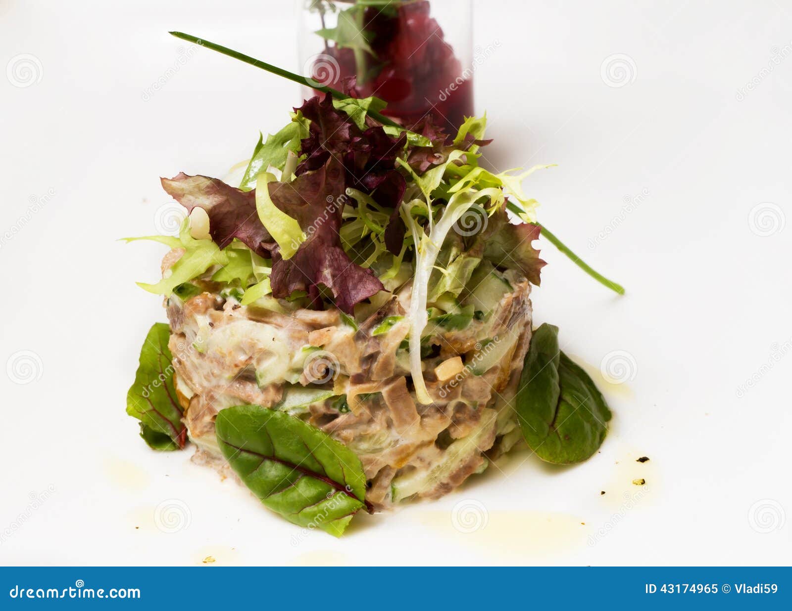 Fish tartare stock image. Image of fish, haute, cocktail - 43174965