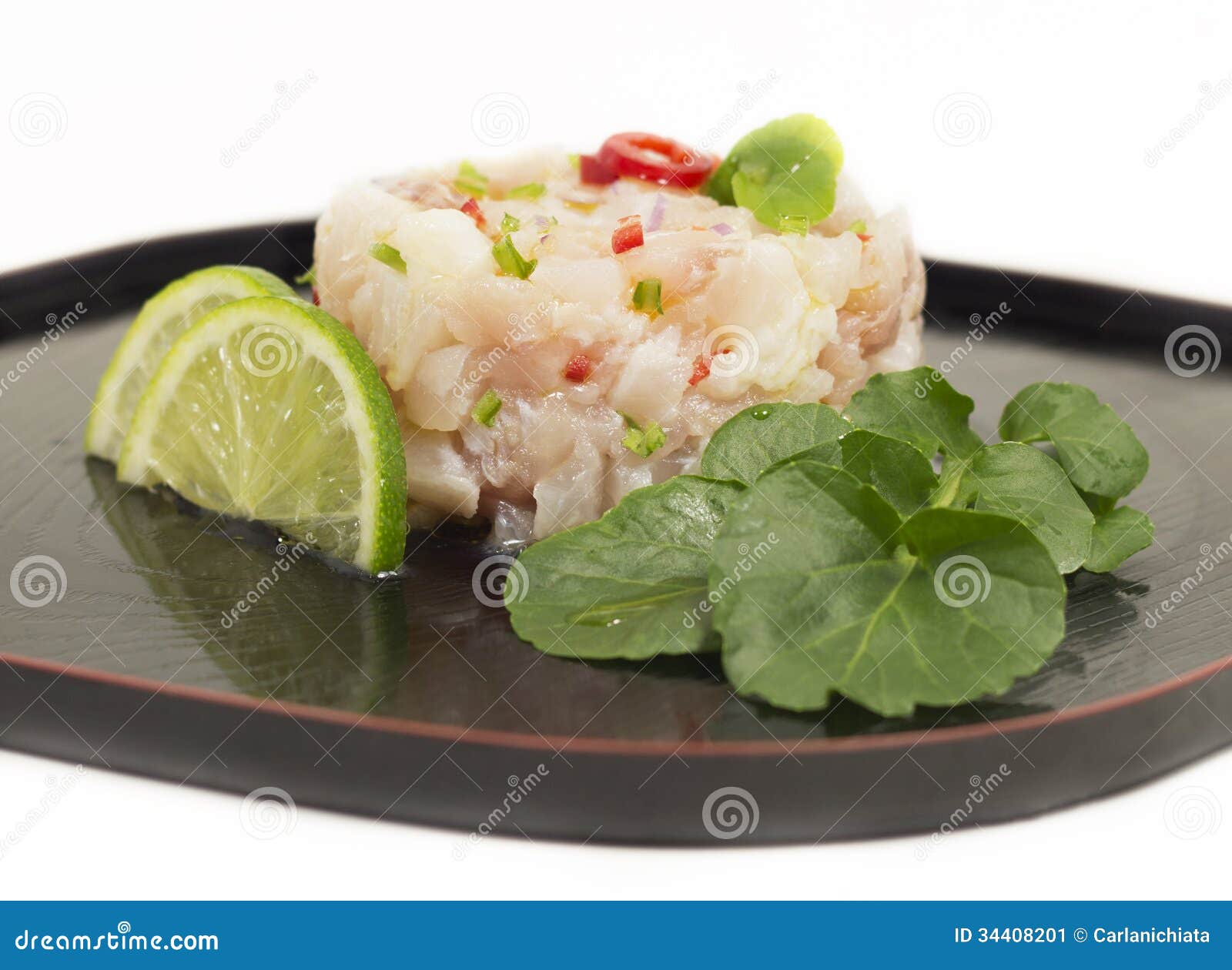 Fish tartare stock image. Image of omega3, nutrition - 34408201