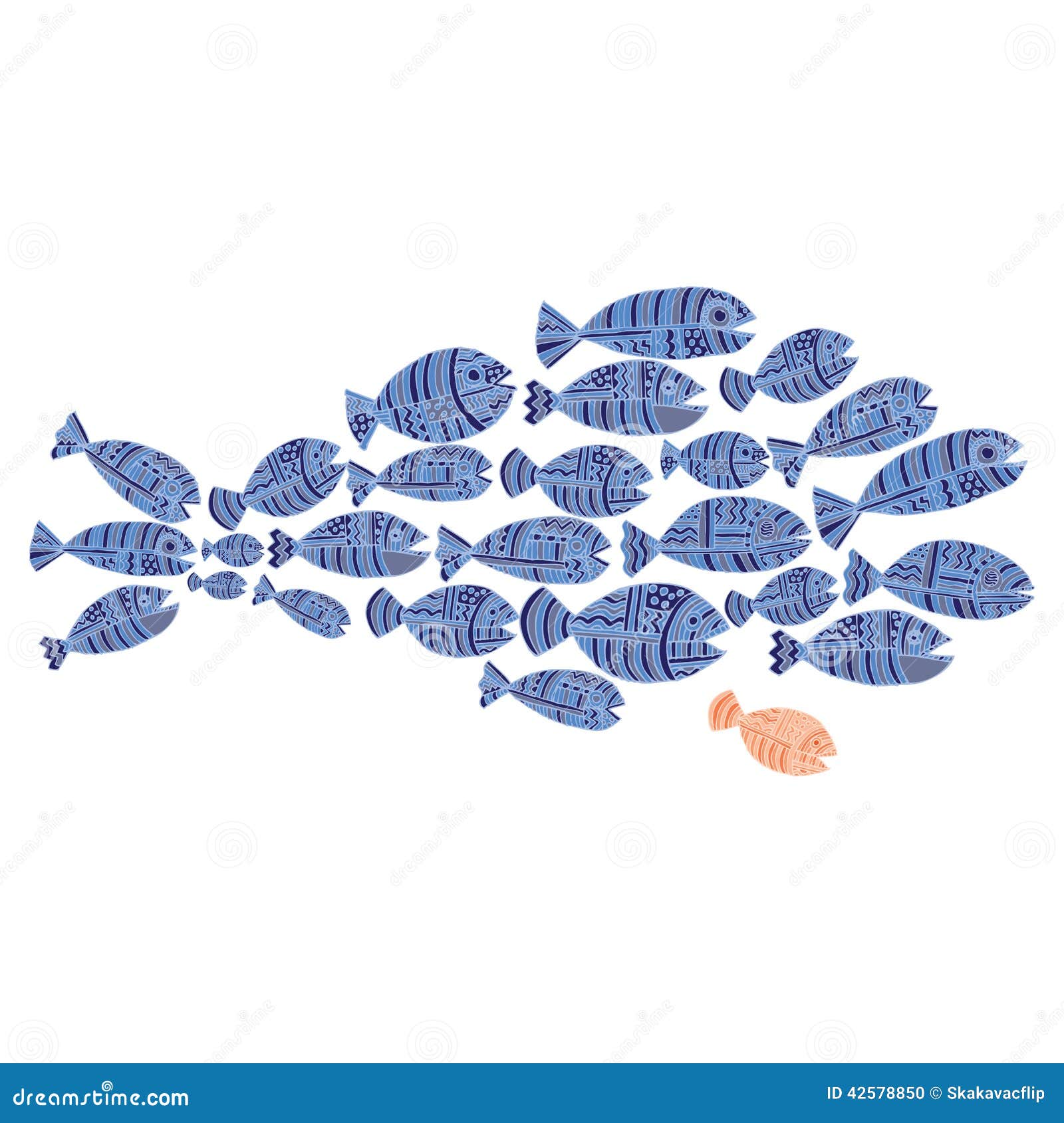 Fish template stock illustration. Illustration of financial - 42578850