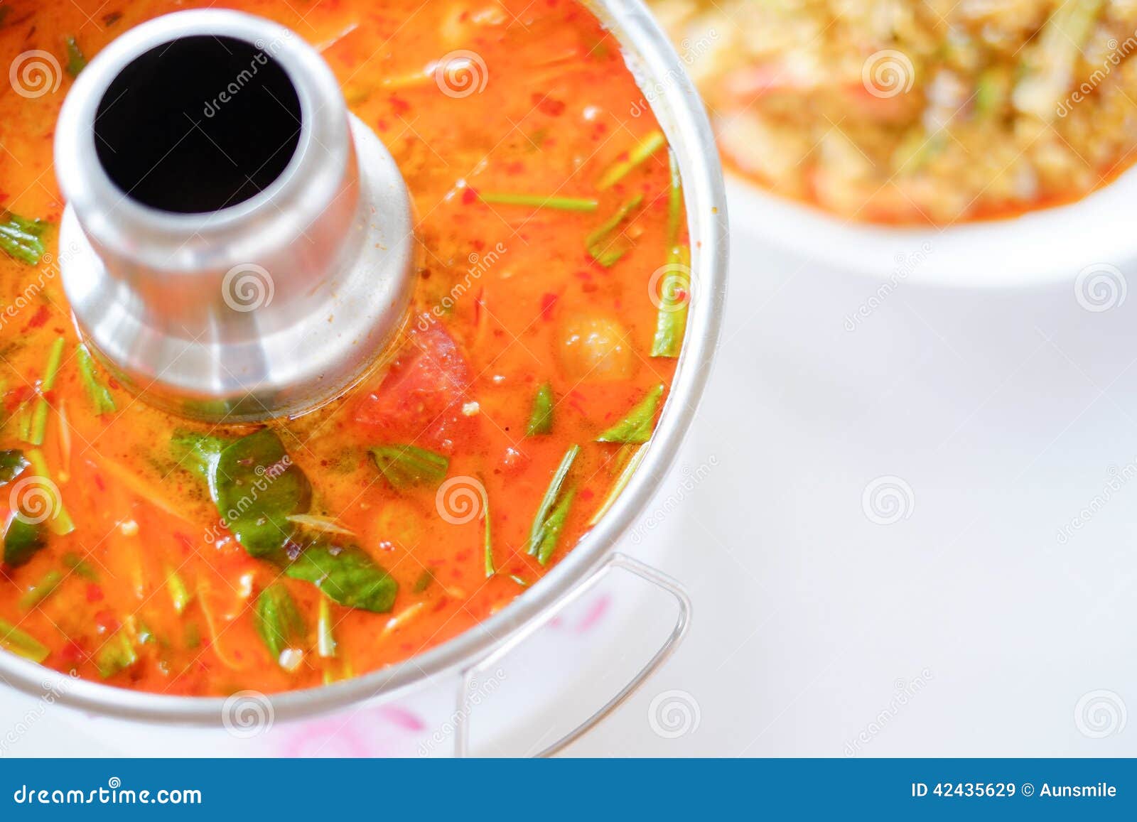 Fish Tom Yum stock image. Image of delicious, green, diet - 42435629