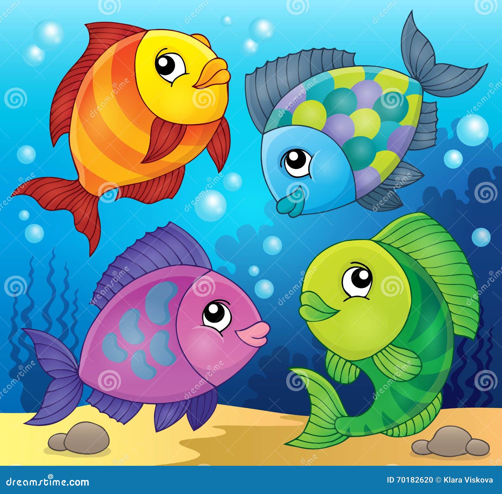 Fish topic image 3 stock vector. Illustration of artwork - 70182620