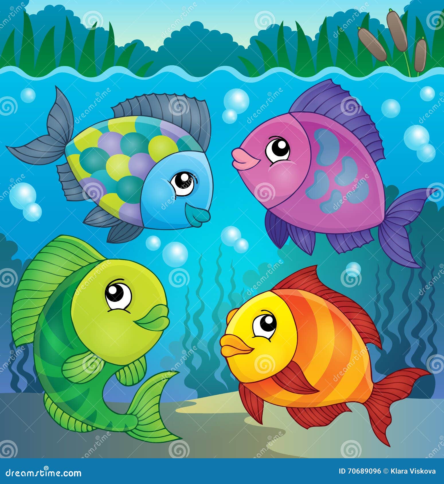 Fish topic image 5 stock vector. Illustration of fins - 70689096