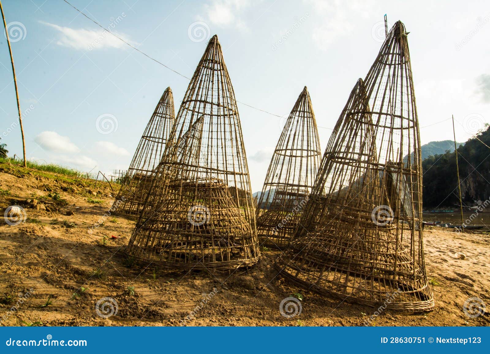 Fish Trap Cages Stock Photo | CartoonDealer.com #18602610