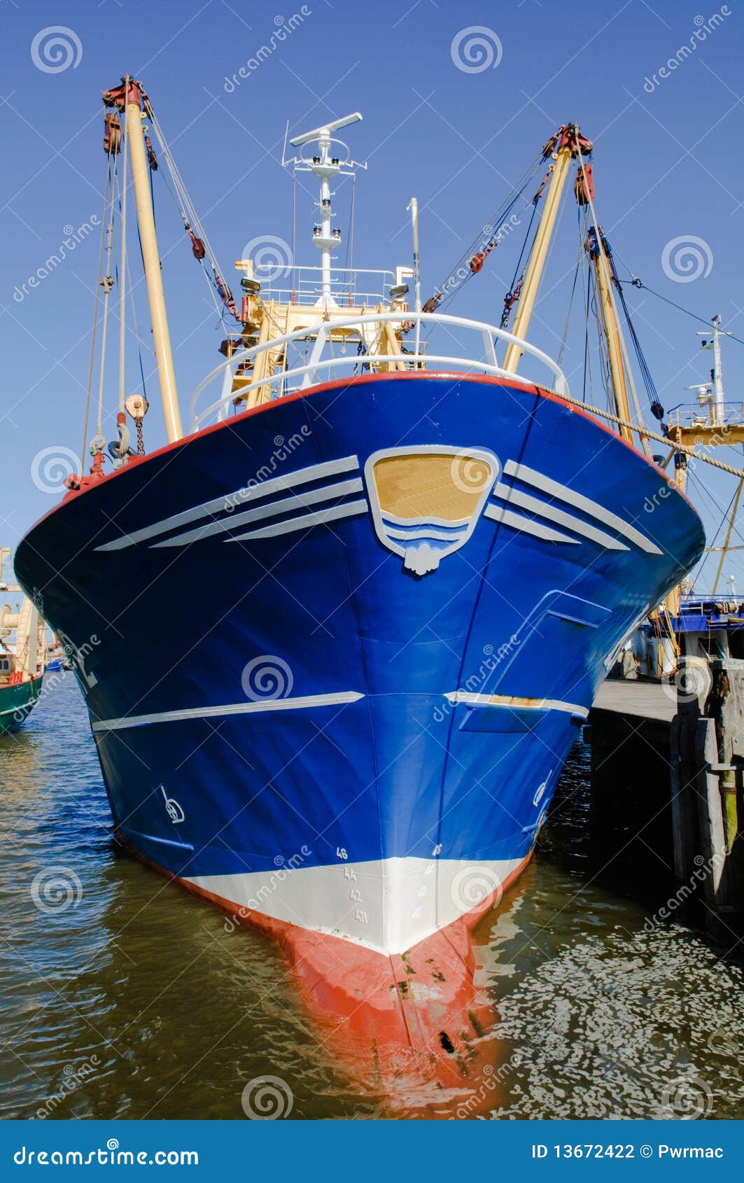 Fish trawler stock photo. Image of deliver, colorful - 13672422