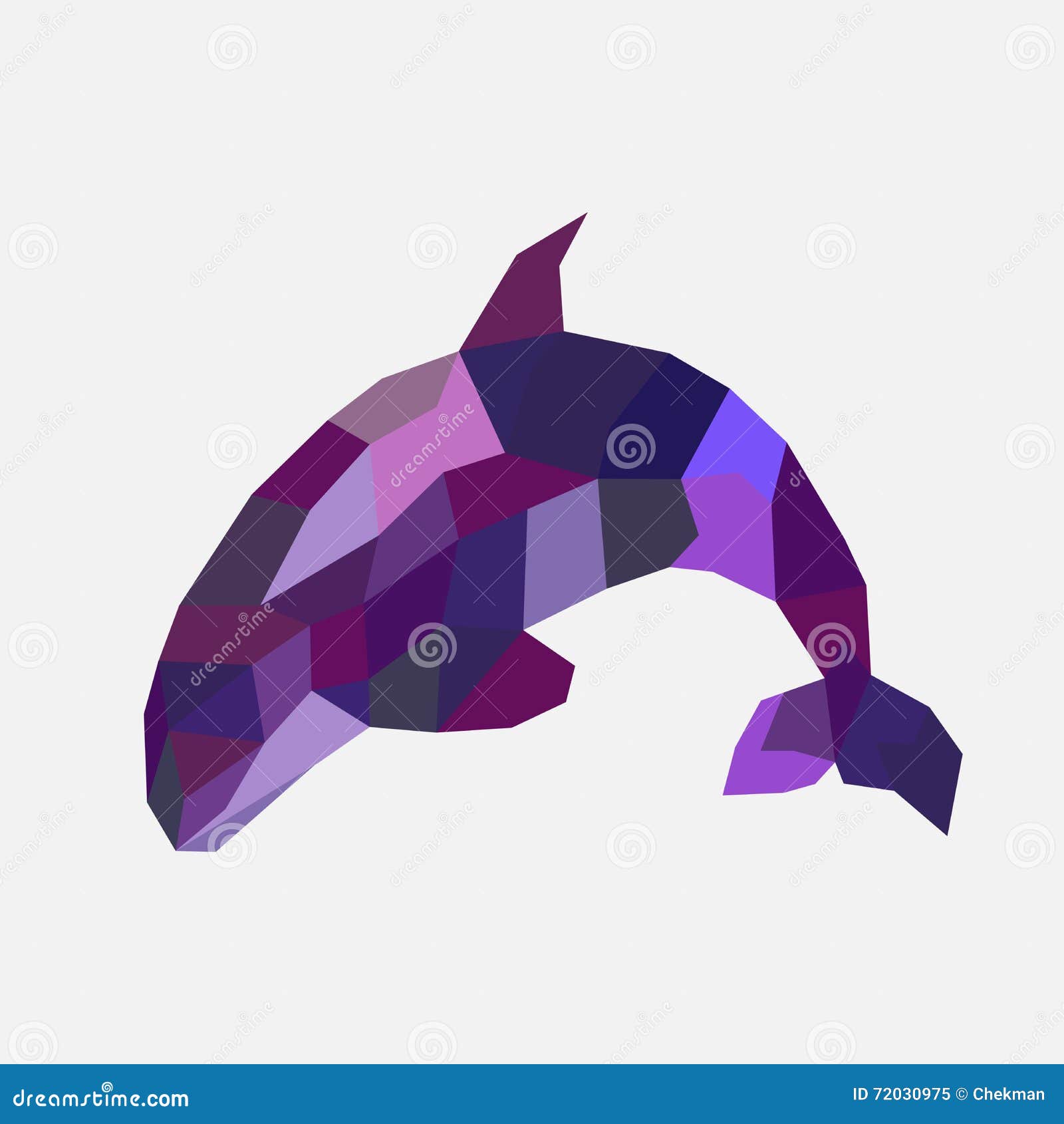 Fish in Triangle Design - Illustration. Stock Illustration ...