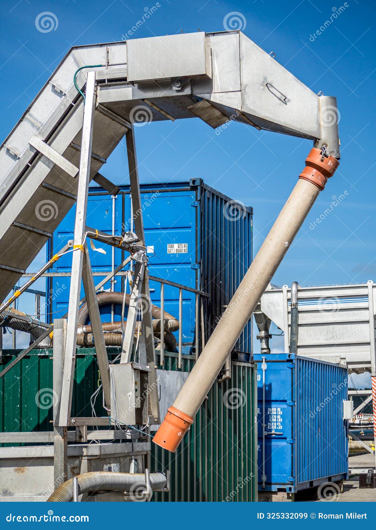 Fish unloading terminal stock image. Image of carrier - 325332099