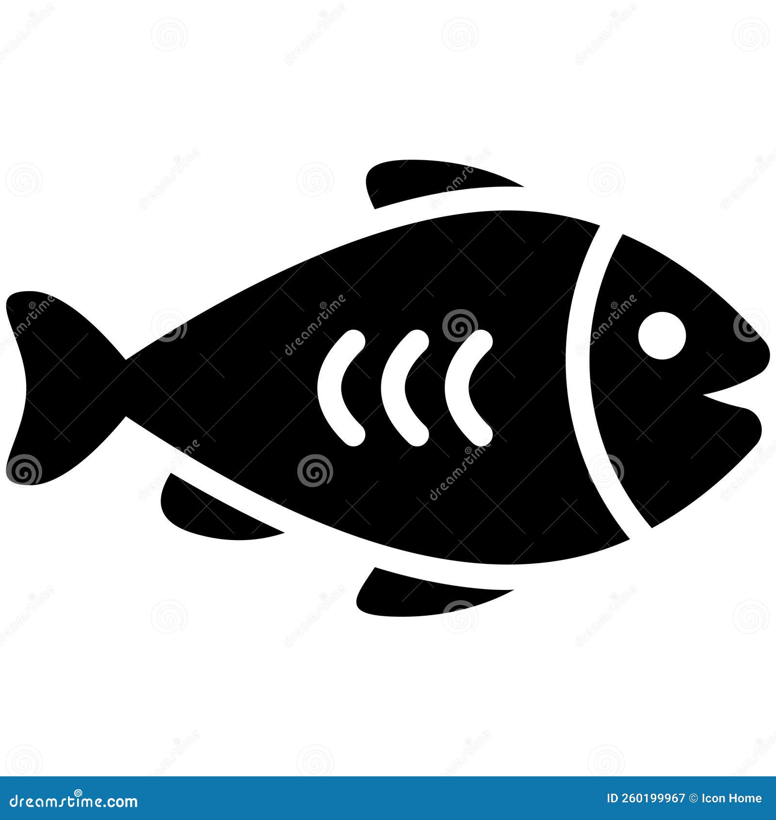 Fish Vector Glyph Icon. Modern Glyph Symbols. Collection of Traditional ...