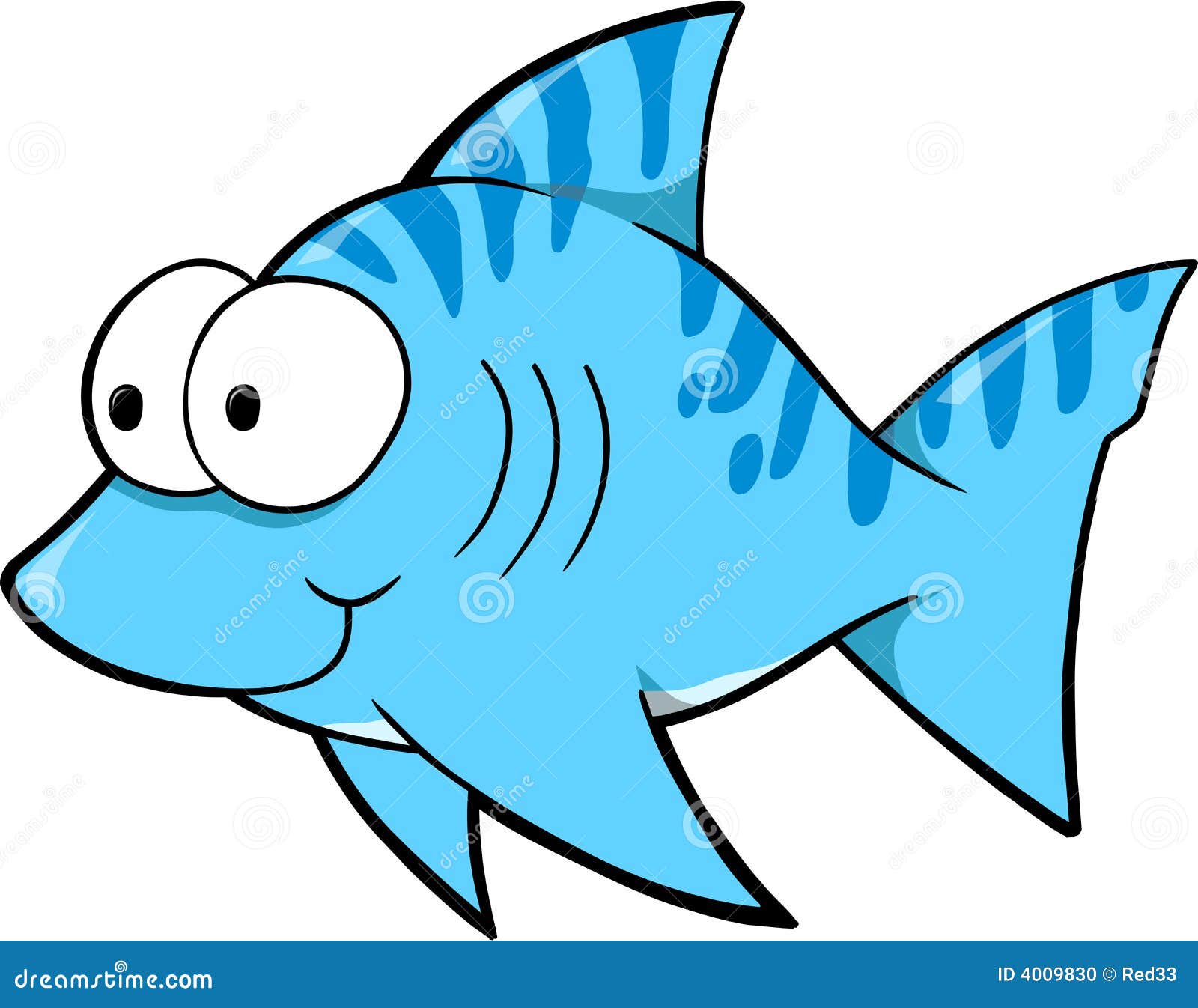 Fish Vector Illustration stock vector. Illustration of life - 4009830