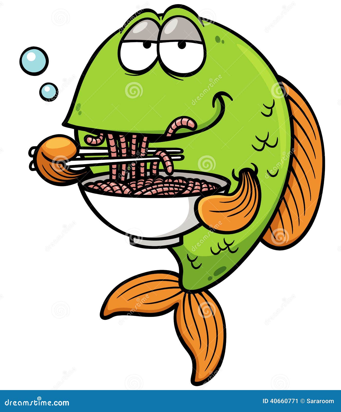 Fish stock vector. Illustration of life, cute, character - 40660771