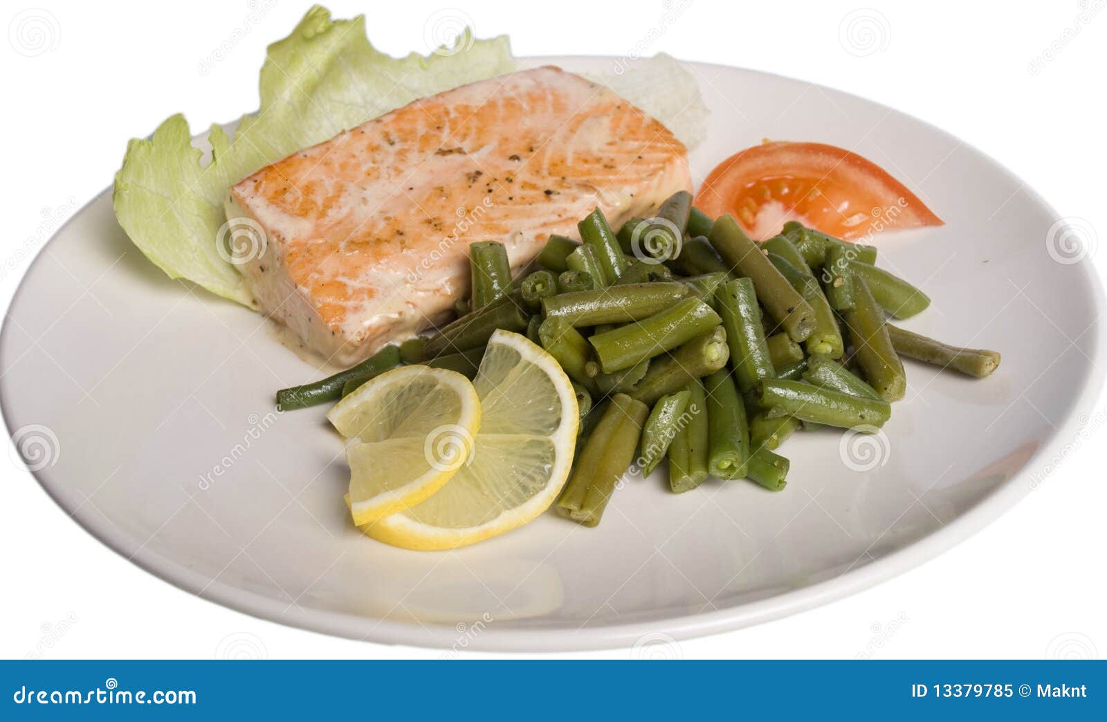 Fish with vegetables stock image. Image of dinner, prepared - 13379785