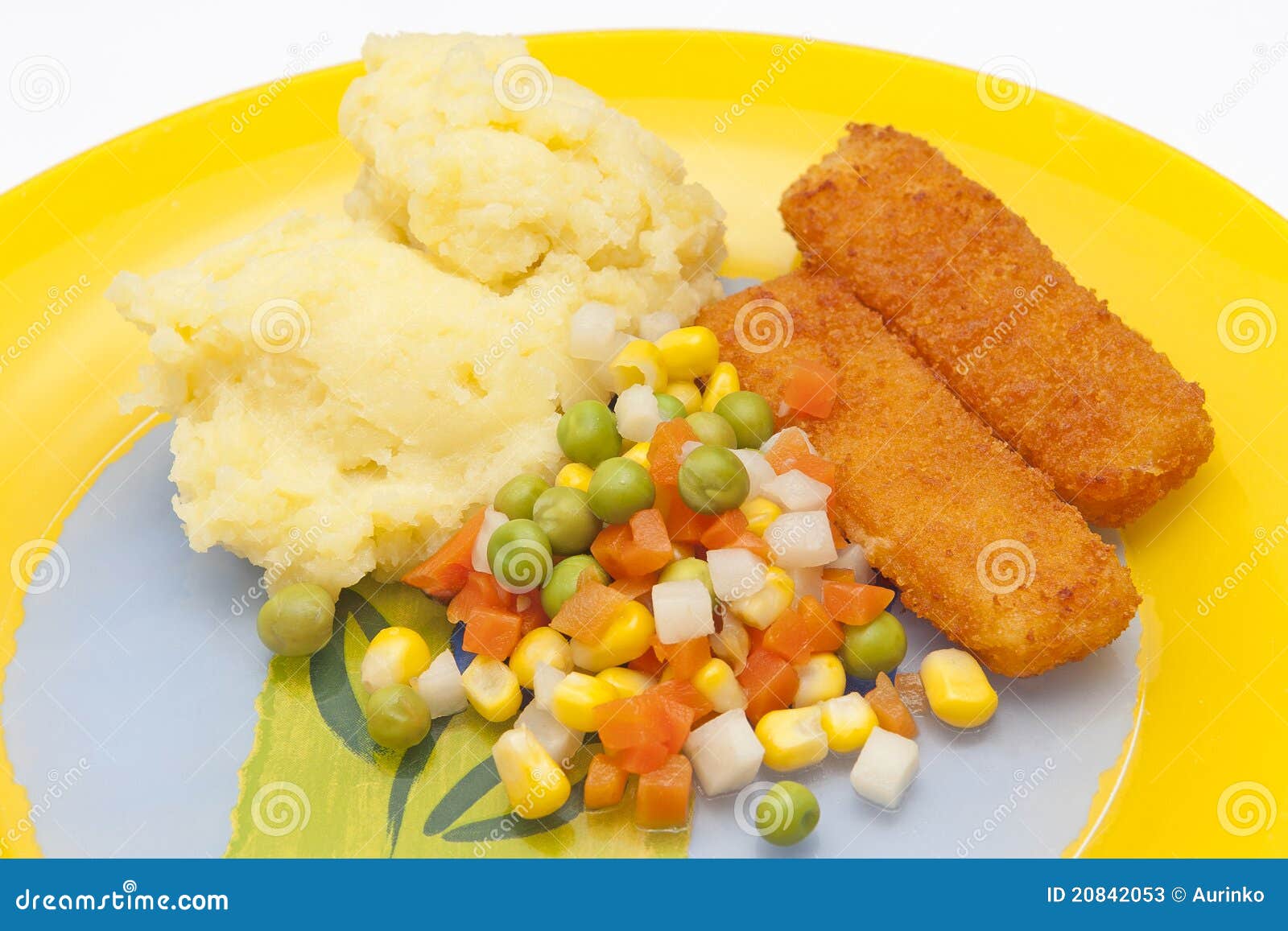 Fish and vegetables stock image. Image of fingers, lunch - 20842053