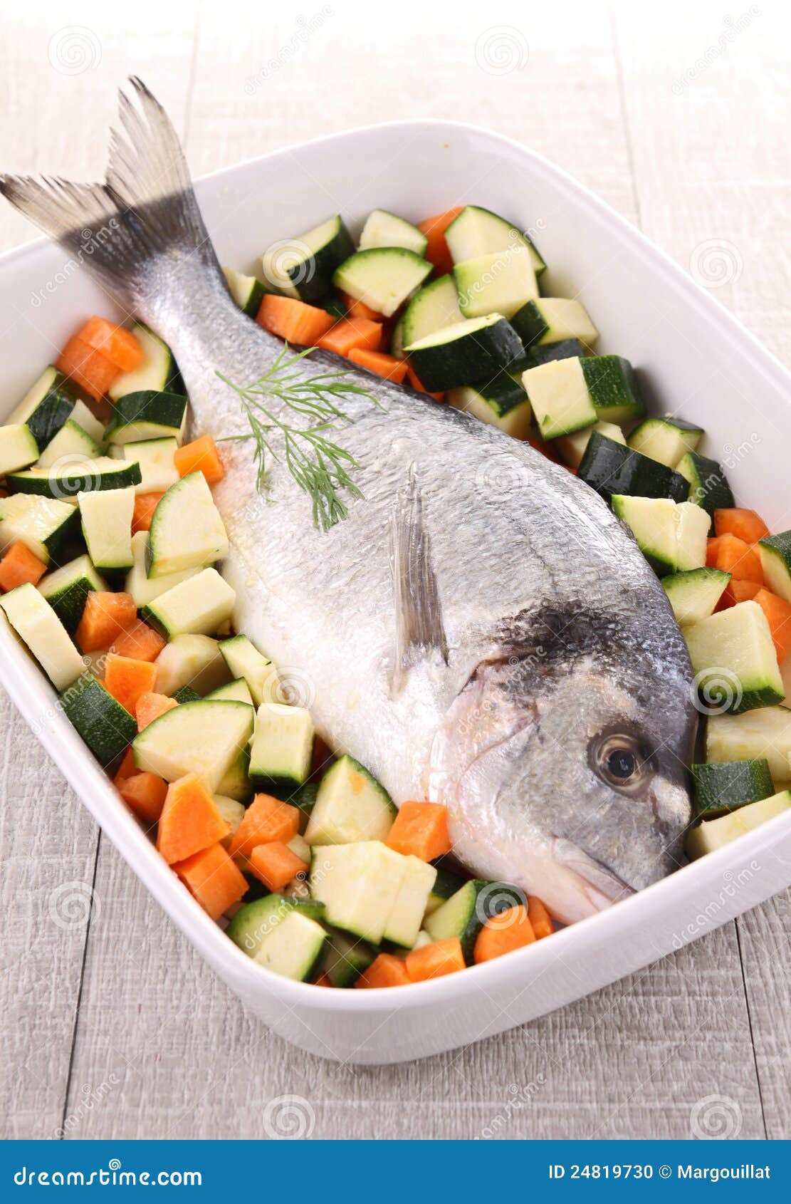 Fish and vegetables stock photo. Image of studio, cuisine - 24819730