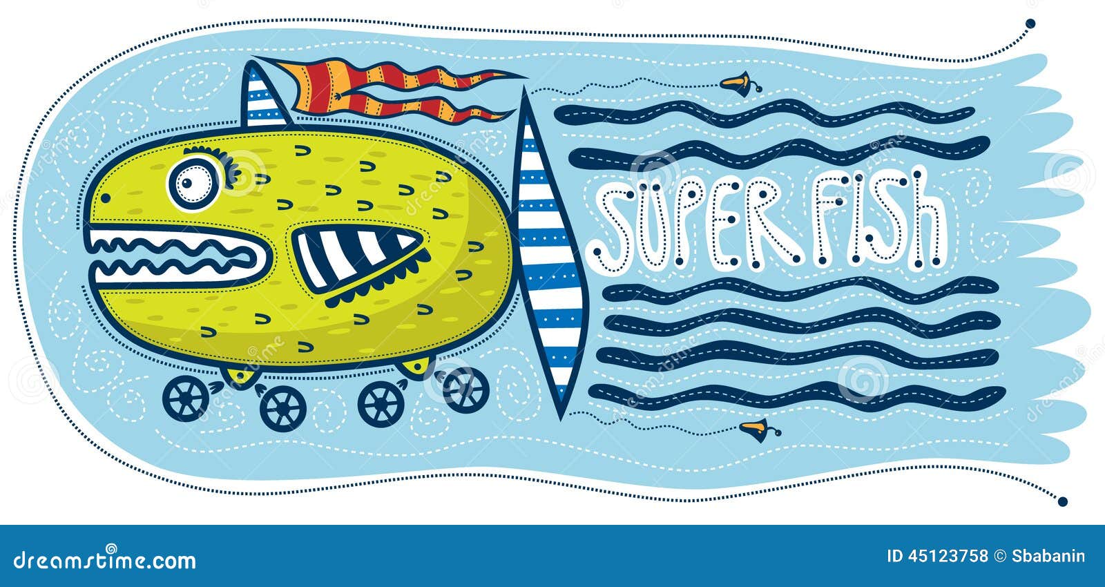 Super Fish - Vector Logo Template Concept Illustration. Shark Abstract ...