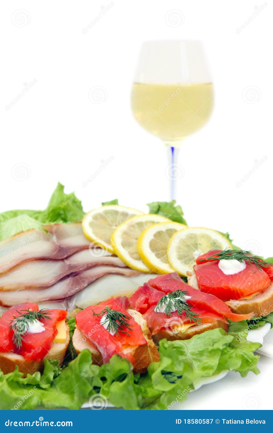 Fish and white wine stock image. Image of cutting, fillet - 18580587