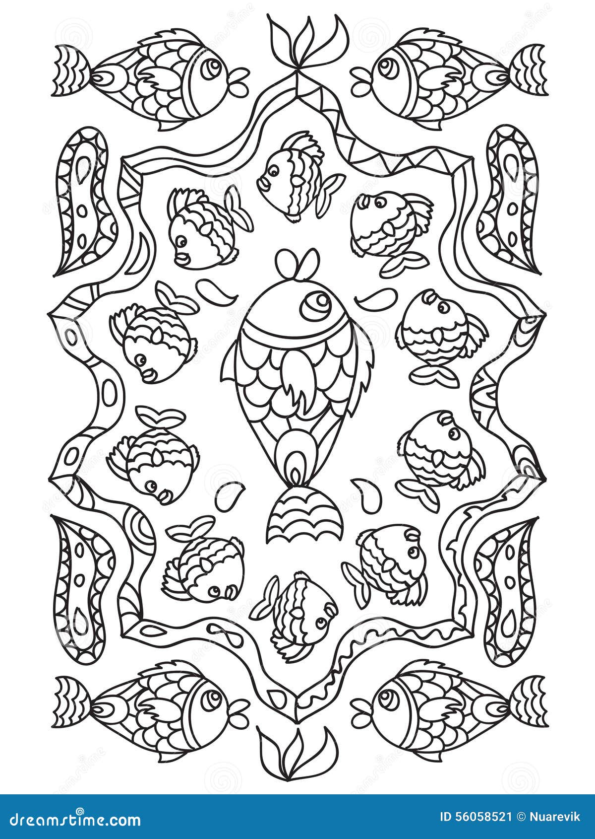 Koi Fish Zentangle Stock Photo | CartoonDealer.com #54656736