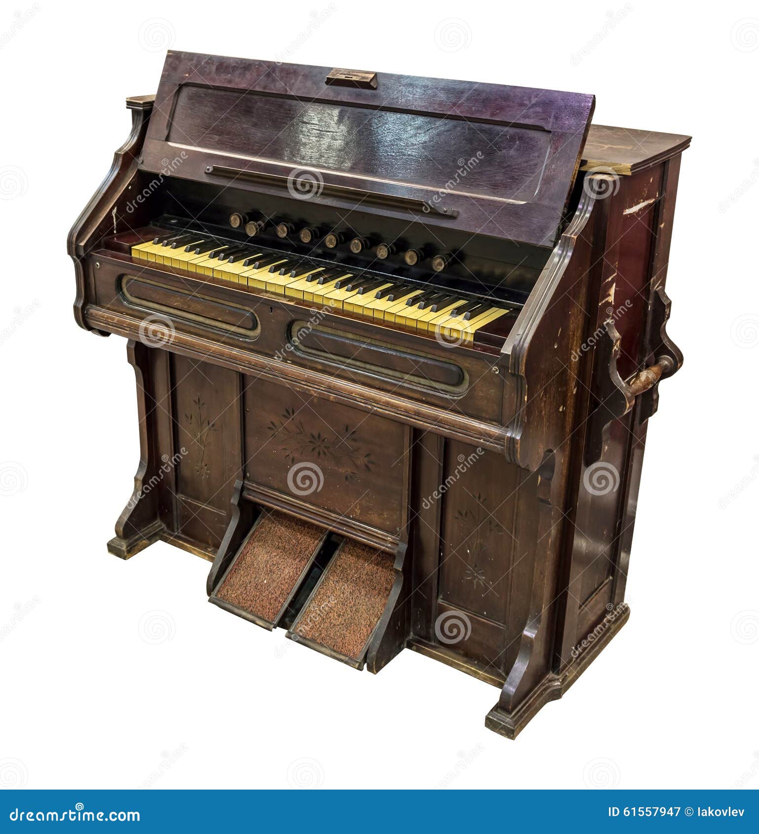 Fisharmonia Pompowy organ obraz stock. Obraz złożonej z kaplicy - 61557947